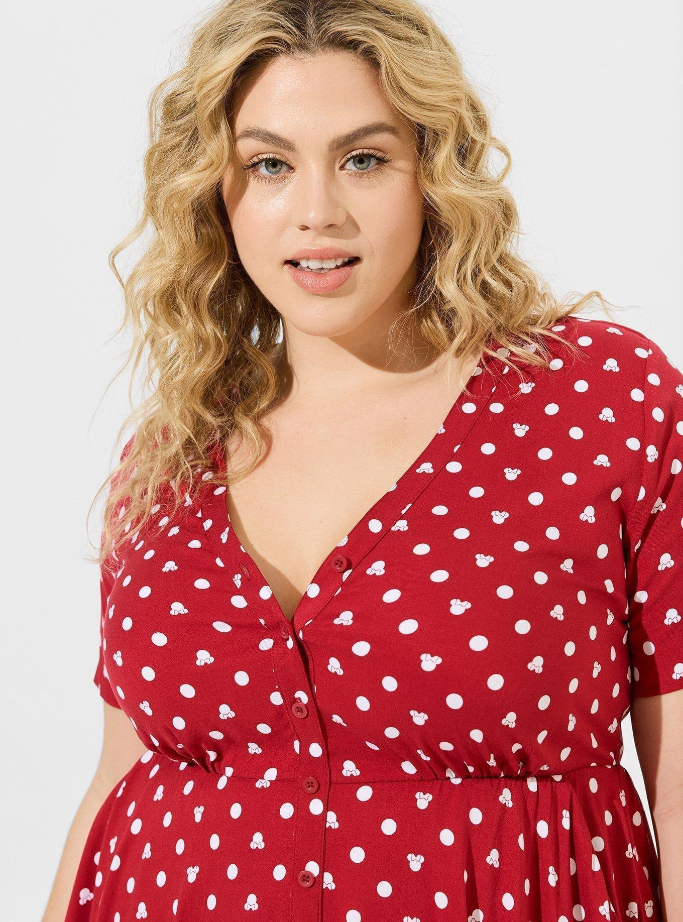 Plus Size - Disney Minnie Mouse Shirt Dress - Torrid