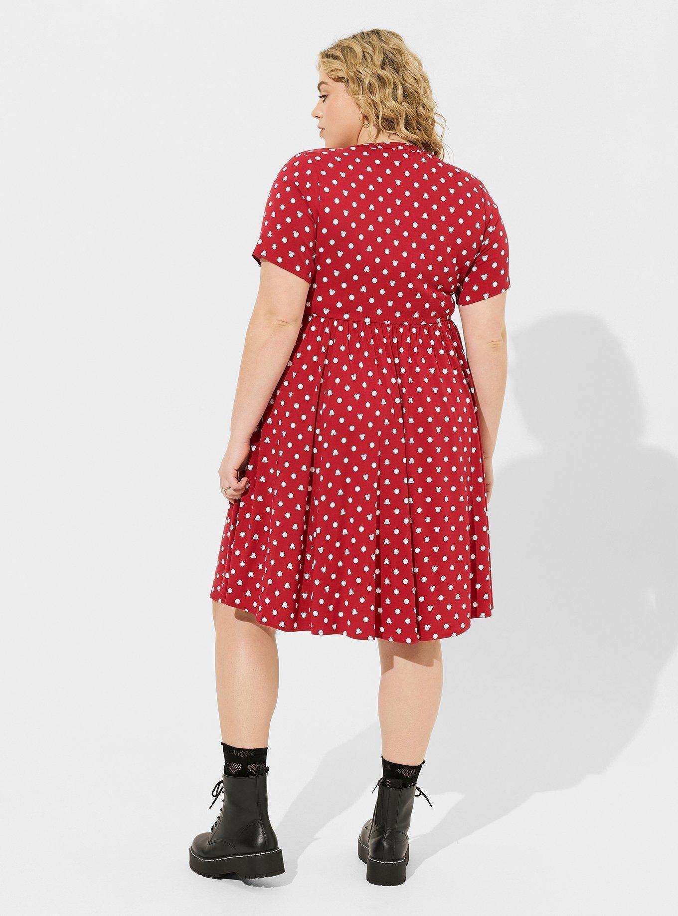 Plus Size - Disney Minnie Mouse Shirt Dress - Torrid