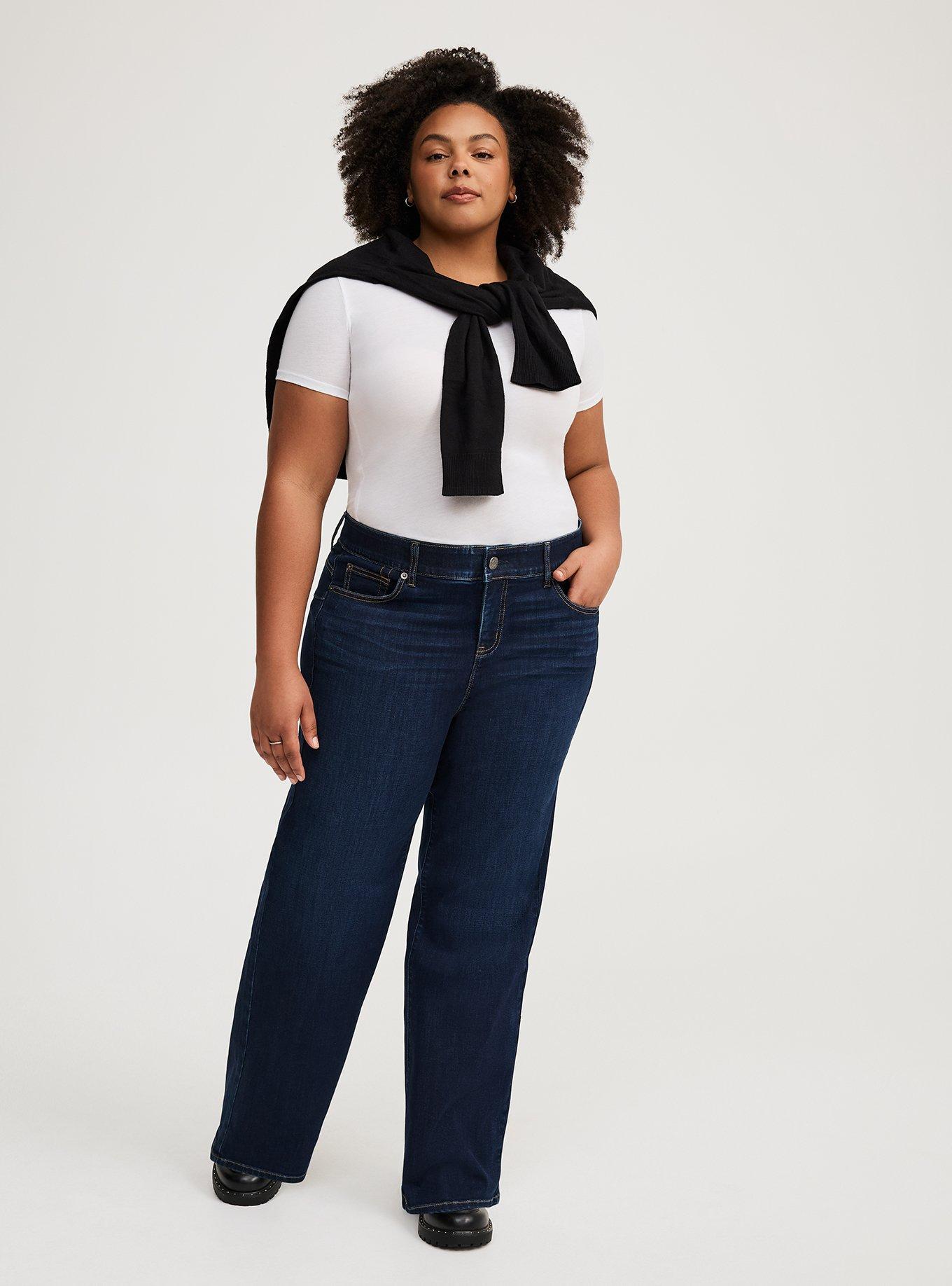 Plus Size - Bombshell Wide Leg High-Rise Jean - Torrid Plus Size - Bombshell Wide Leg High-Rise Jean - Torrid
