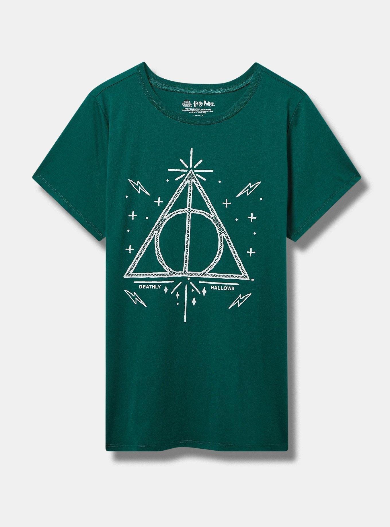 Plus Size - Harry Potter Hallows Classic Fit Cotton Crew Tee - Torrid