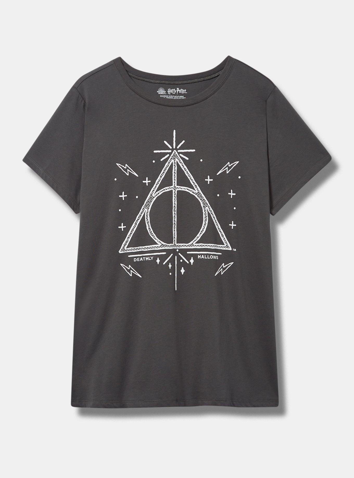 Plus Size - Harry Potter Hallows Classic Fit Cotton Crew Tee - Torrid