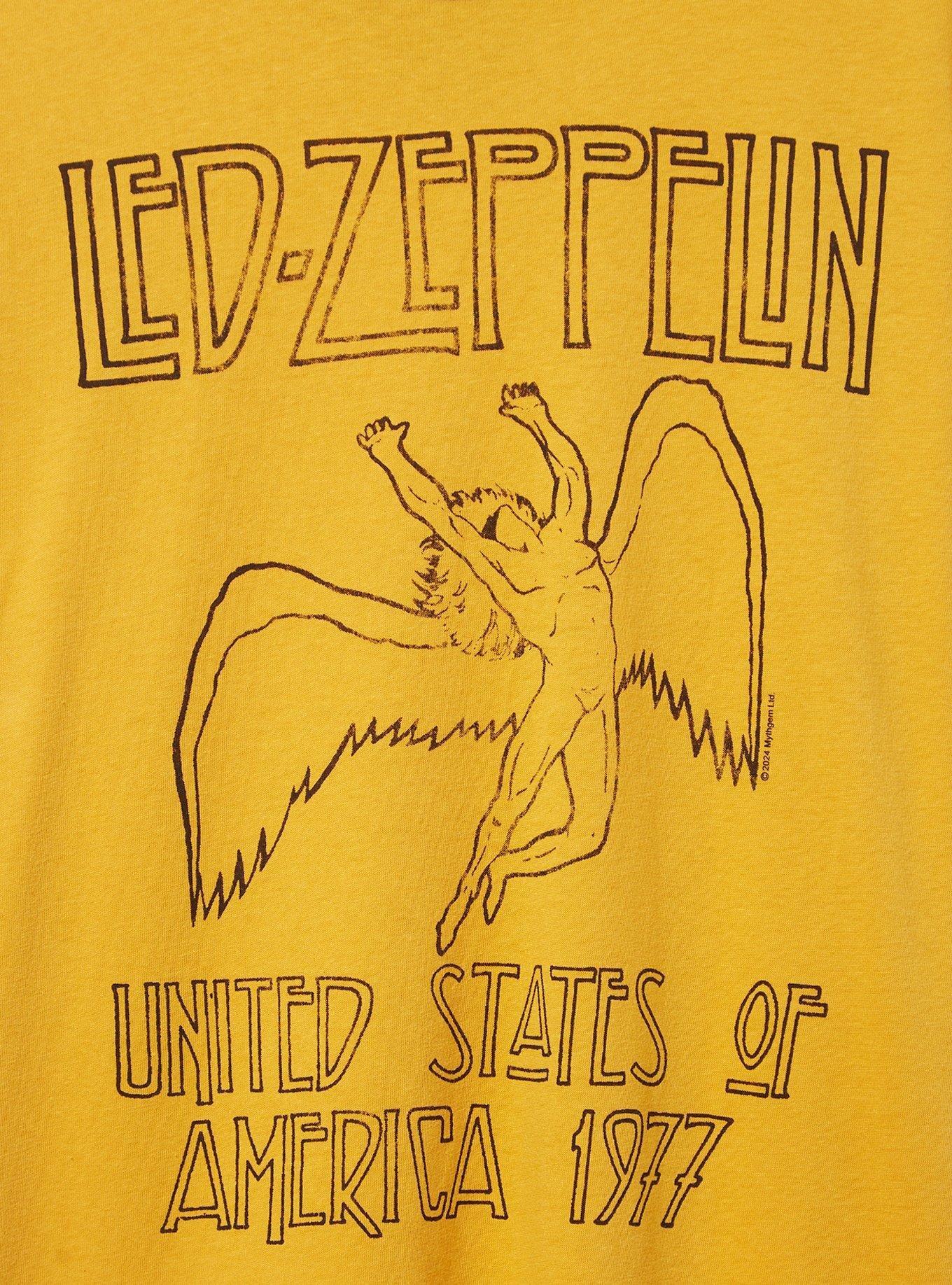 Plus Size - Led Zeppelin Classic Fit Cotton Ringer Tee - Torrid