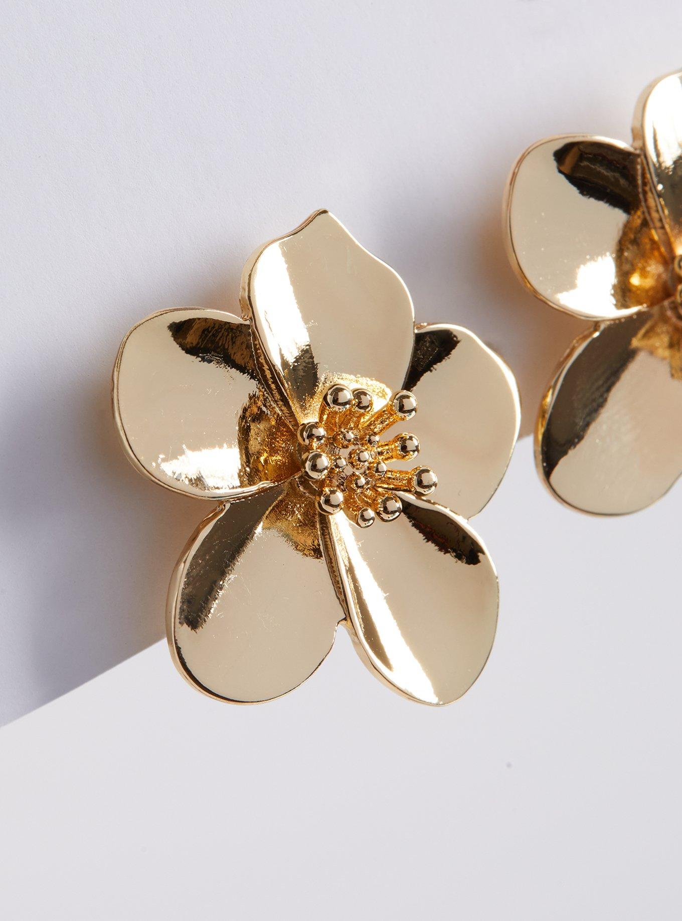 Plus Size - Floral Stud Earrings - Torrid