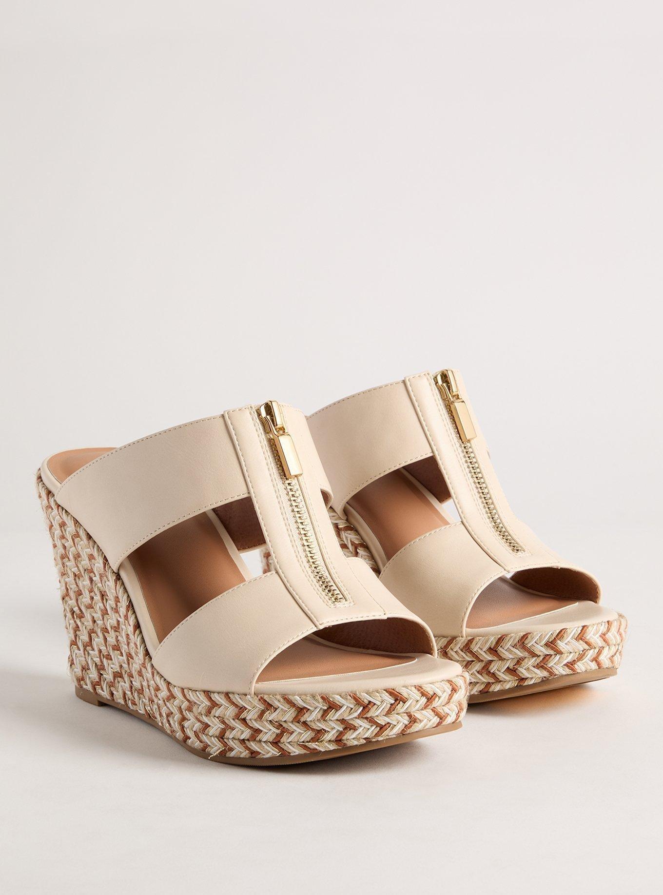 Plus Size - Zip Front Slip On Platform Wedge (WW) - Torrid