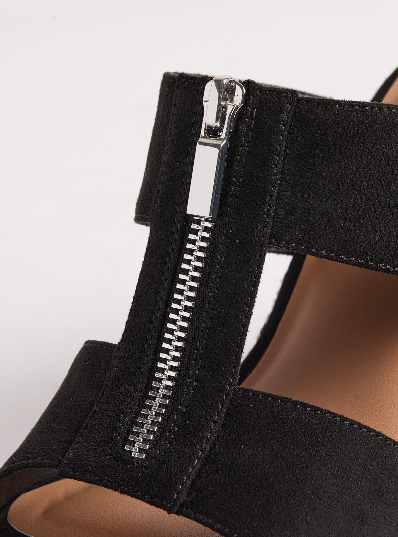 Plus Size - Zip Front Slip On Platform Wedge (WW) - Torrid