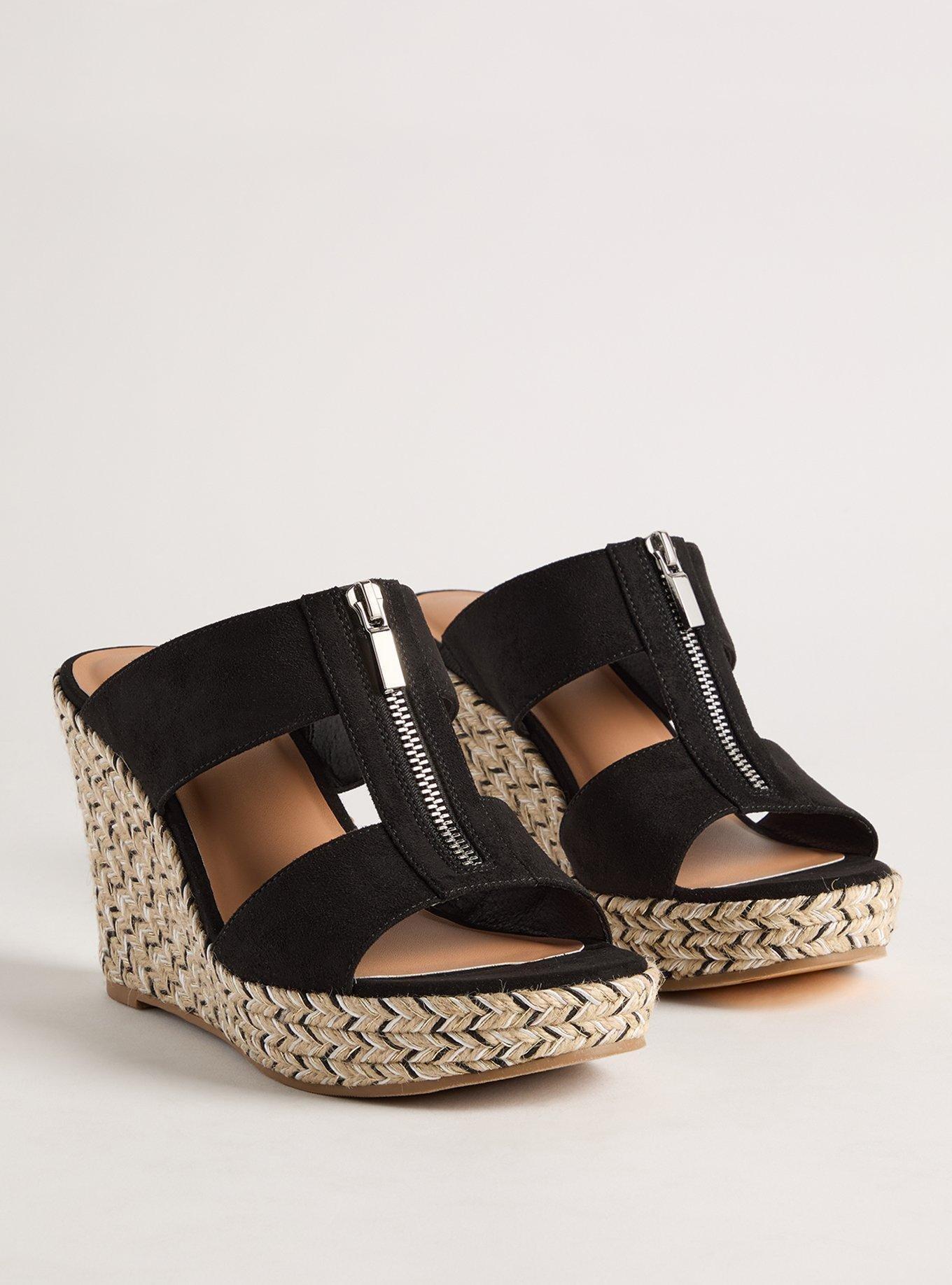 Plus Size - Zip Front Slip On Platform Wedge (WW) - Torrid