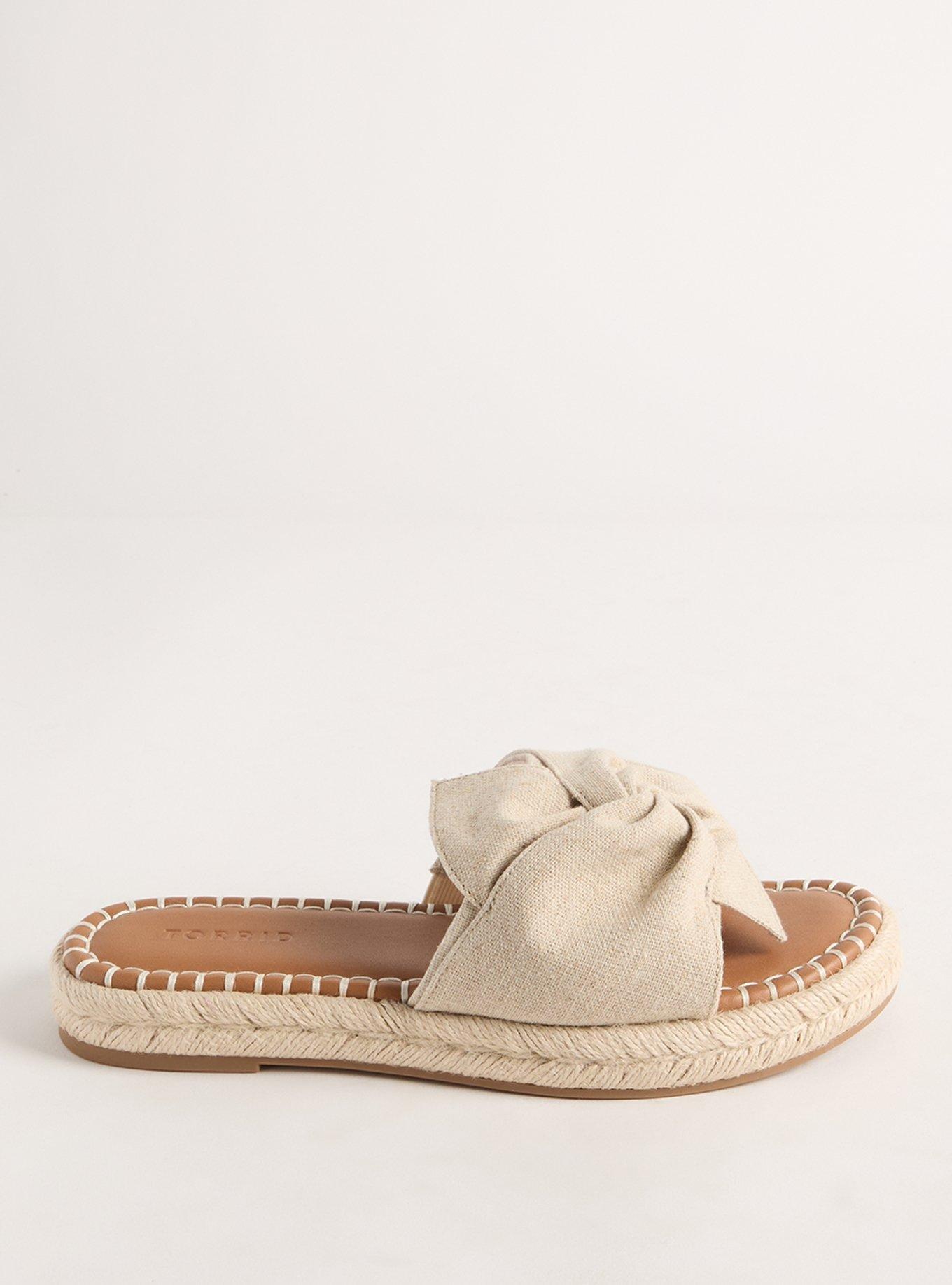 Plus Size - Twist Knot Flatform Slide (WW) - Torrid