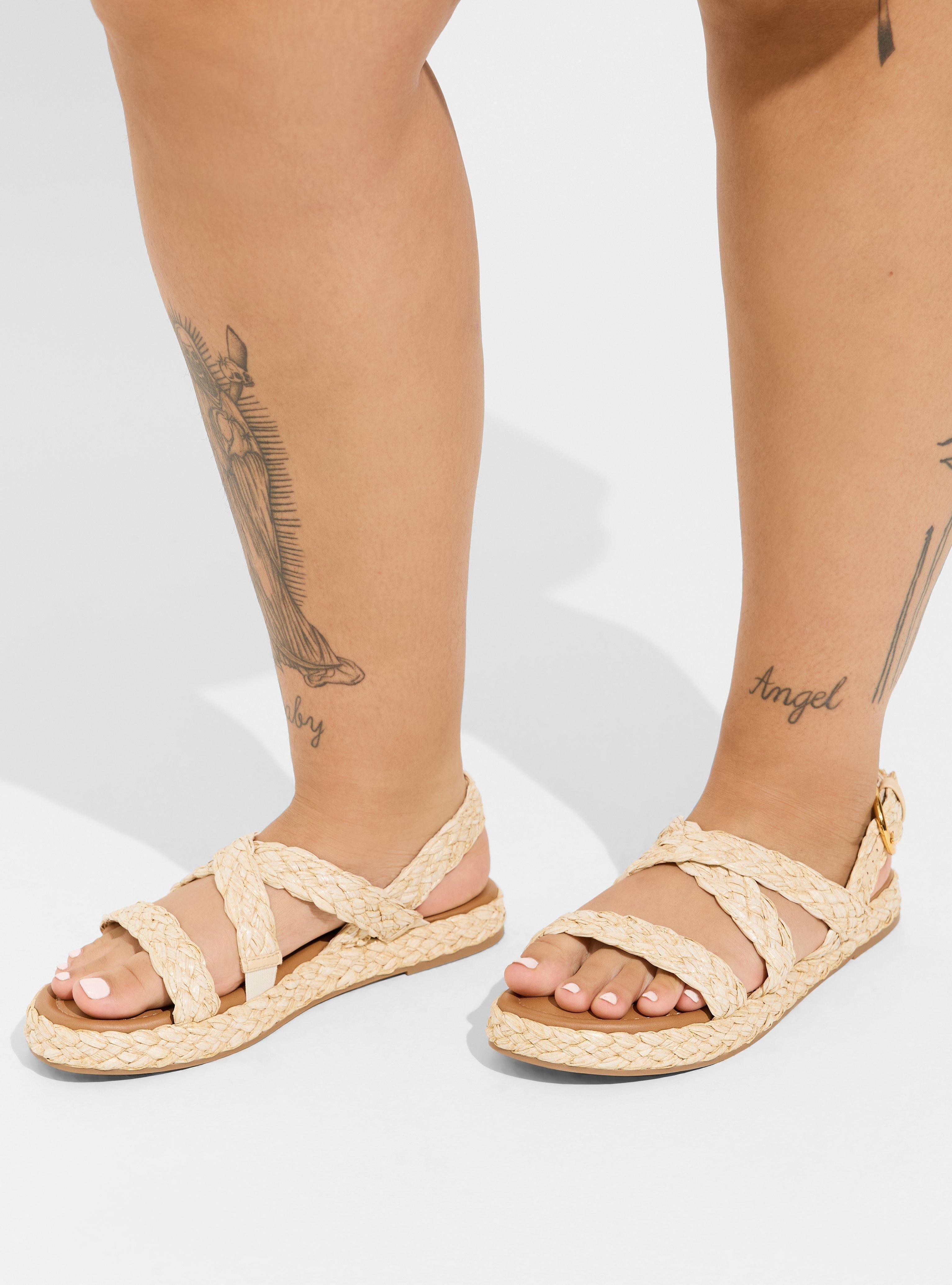 Plus Size - Crisscross Flatform Sandal (WW) - Torrid