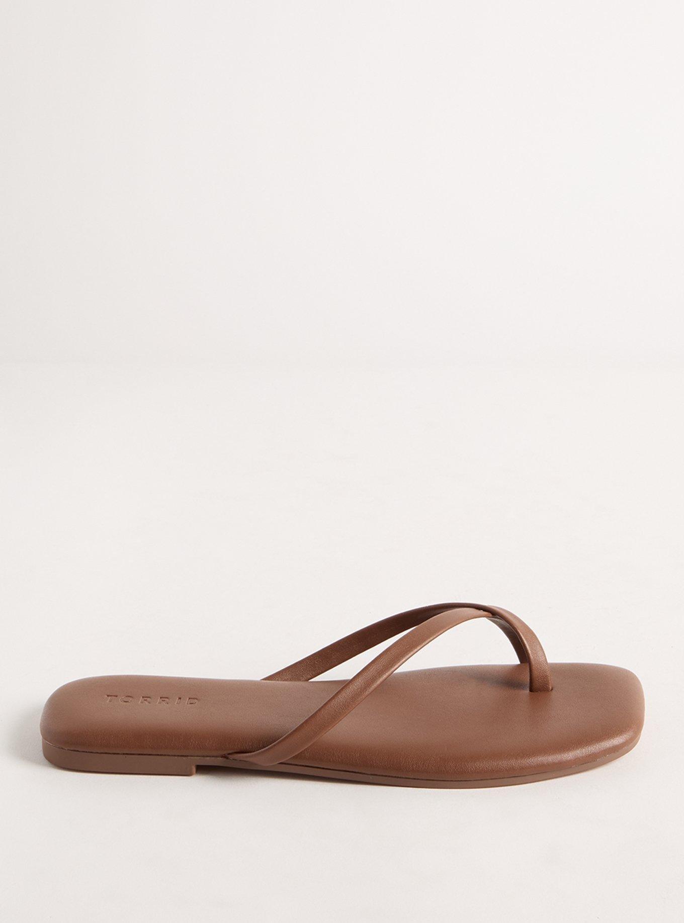 Plus Size - Square Toe Loop Flip Flop (WW) - Torrid