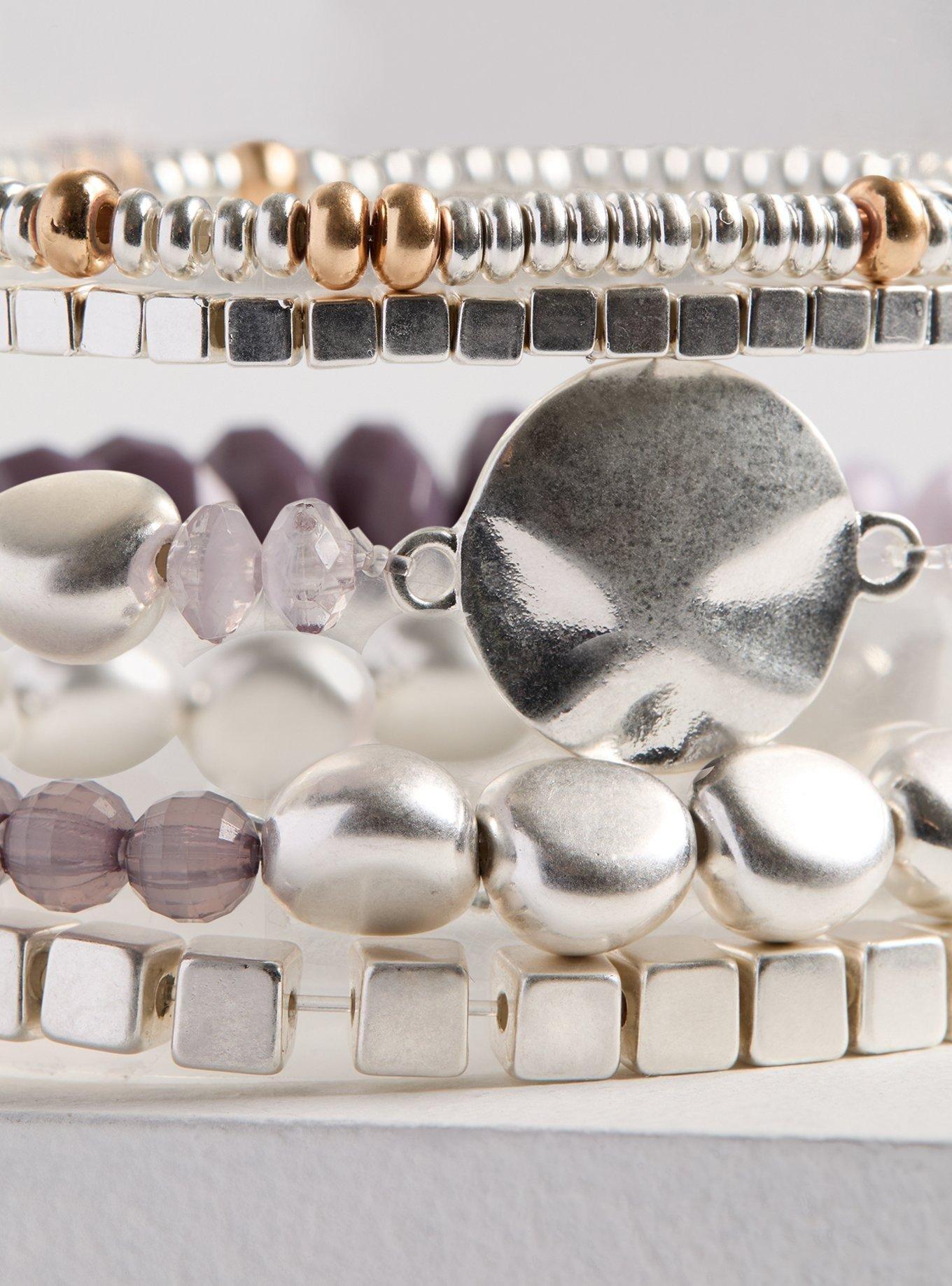 Plus Size - Stone Stretch Bracelet Set - Torrid