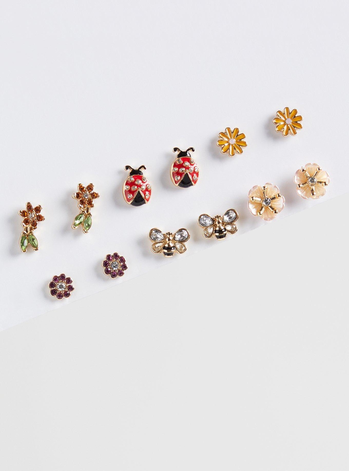 Plus Size - Springtime Icons Stud Set - Torrid