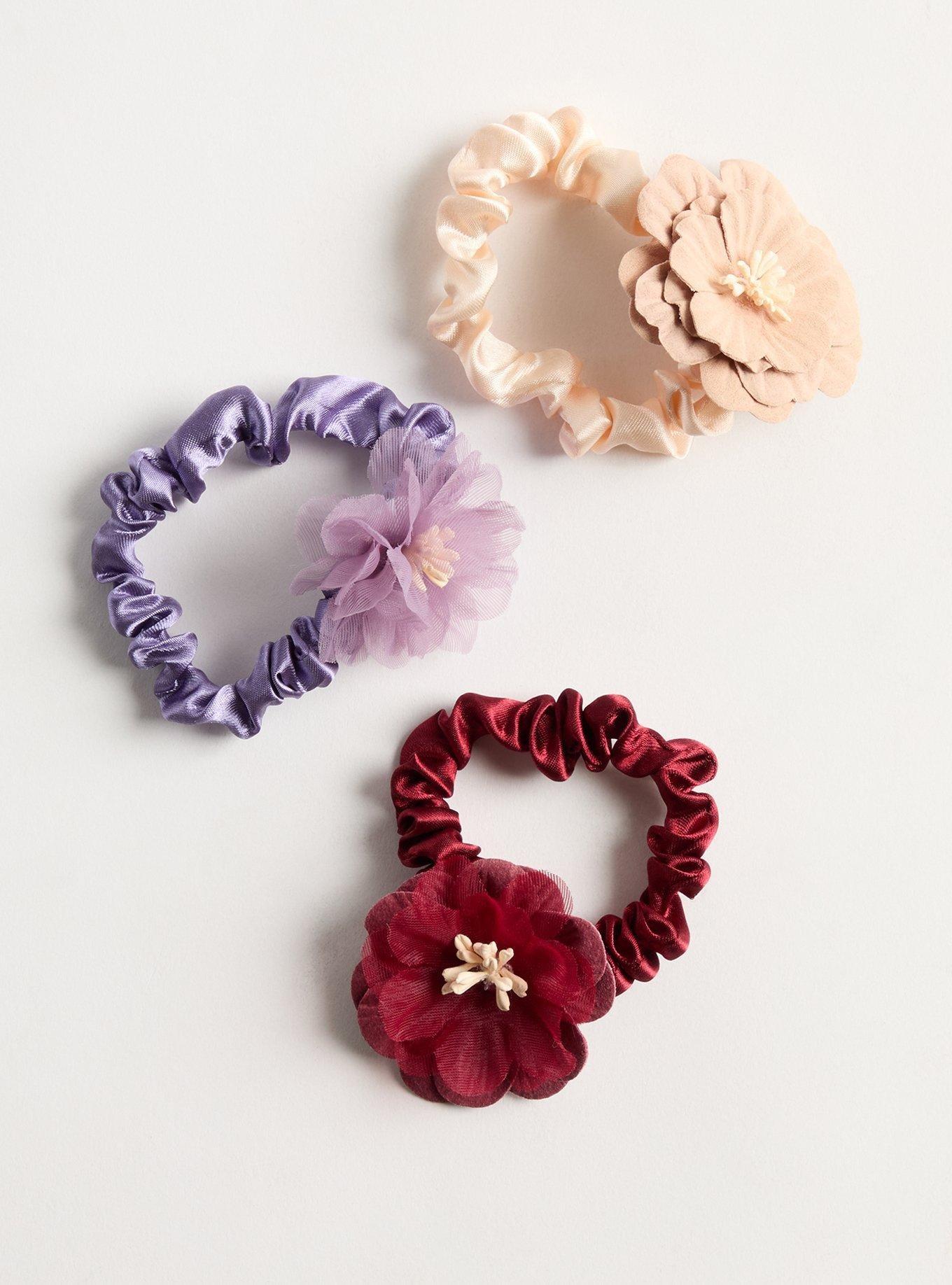Plus Size - Floral Scrunchie Hair Set - Torrid
