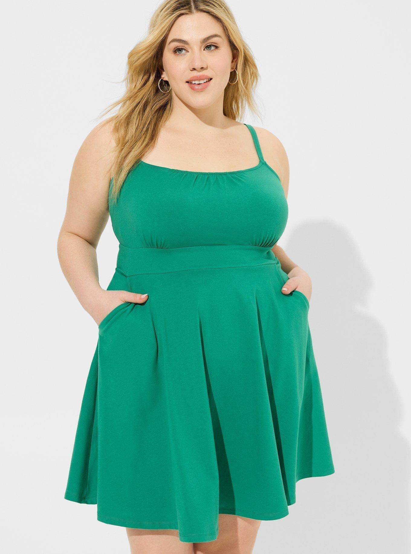 Plus Size - Mini Foxy Skater Tank Dress - Torrid