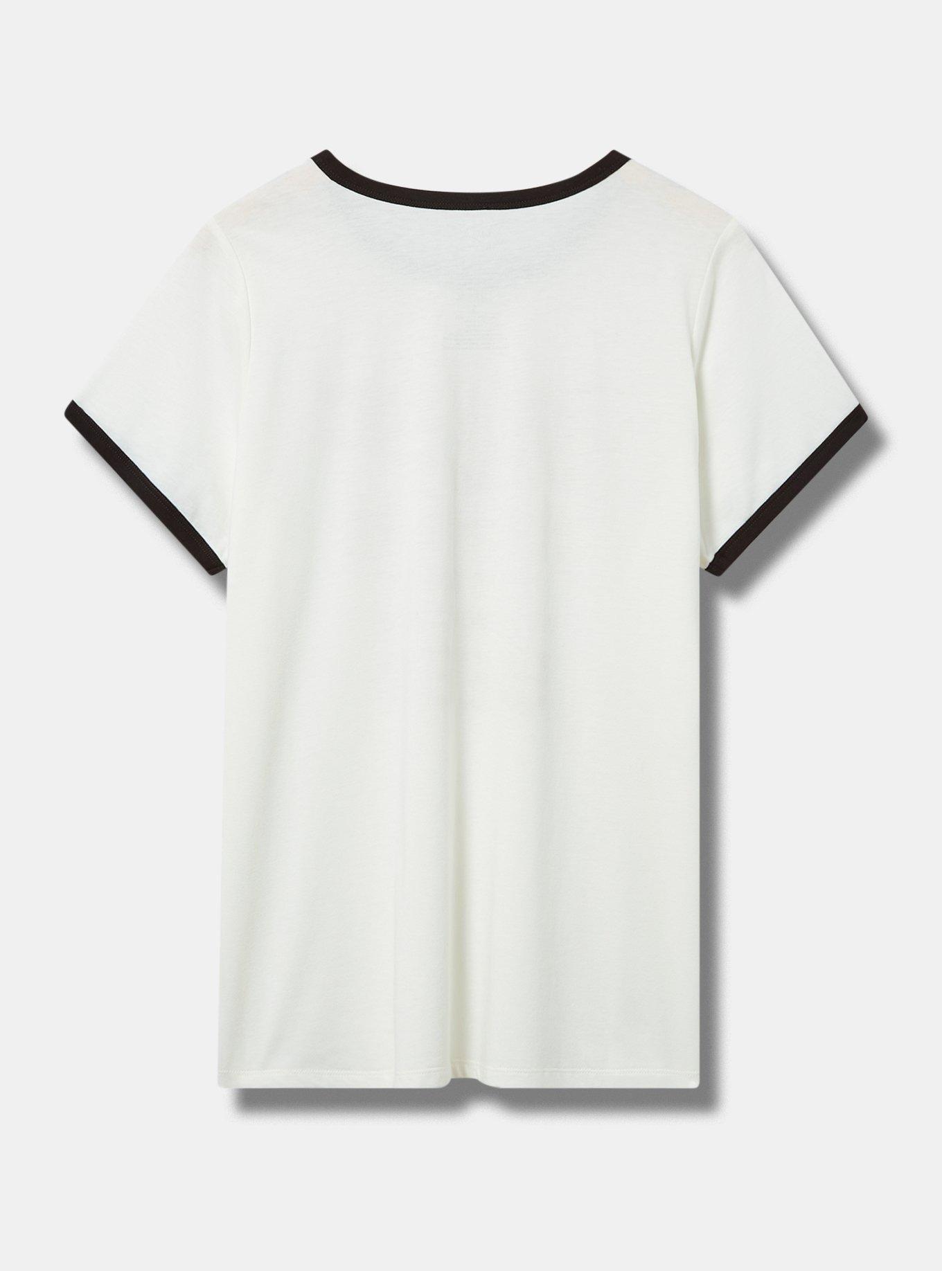 Plus Size - Miller High Life Classic Fit Cotton Ringer Tee - Torrid