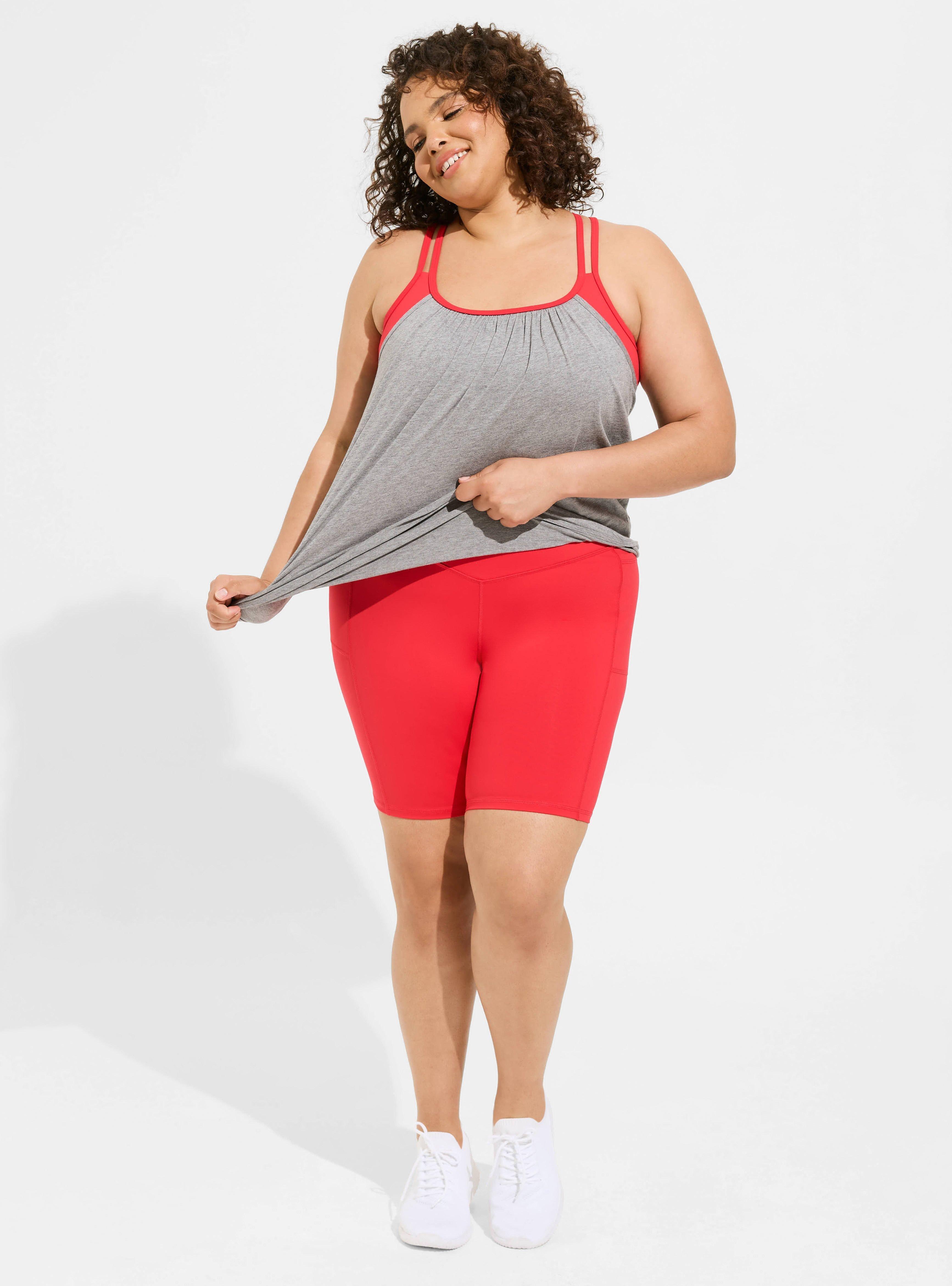 Plus Size - Performance Core V-Band Active Bike Shorts - Torrid