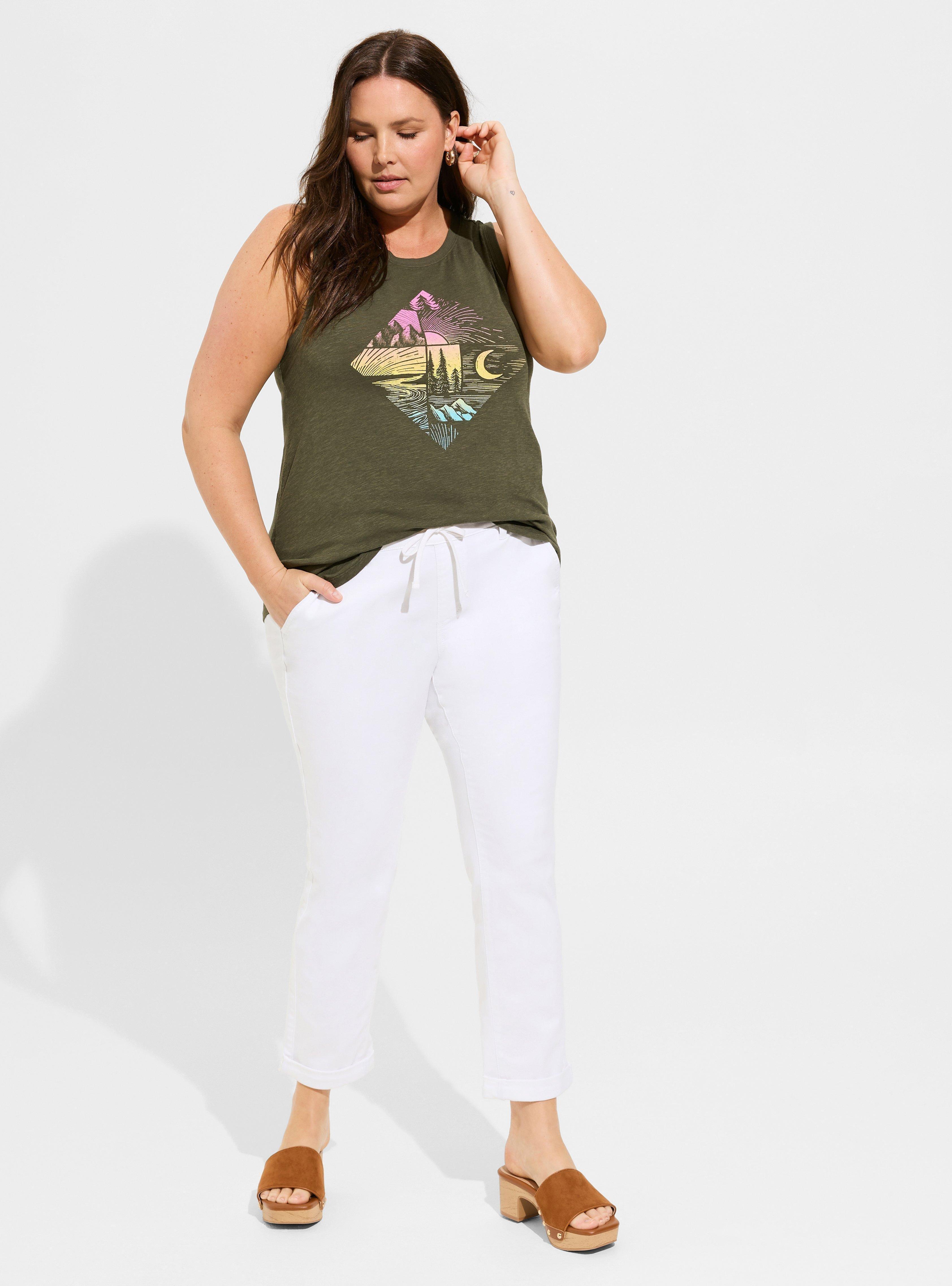 Plus Size - Camp Scene Classic Fit Vintage Slub Tank - Torrid