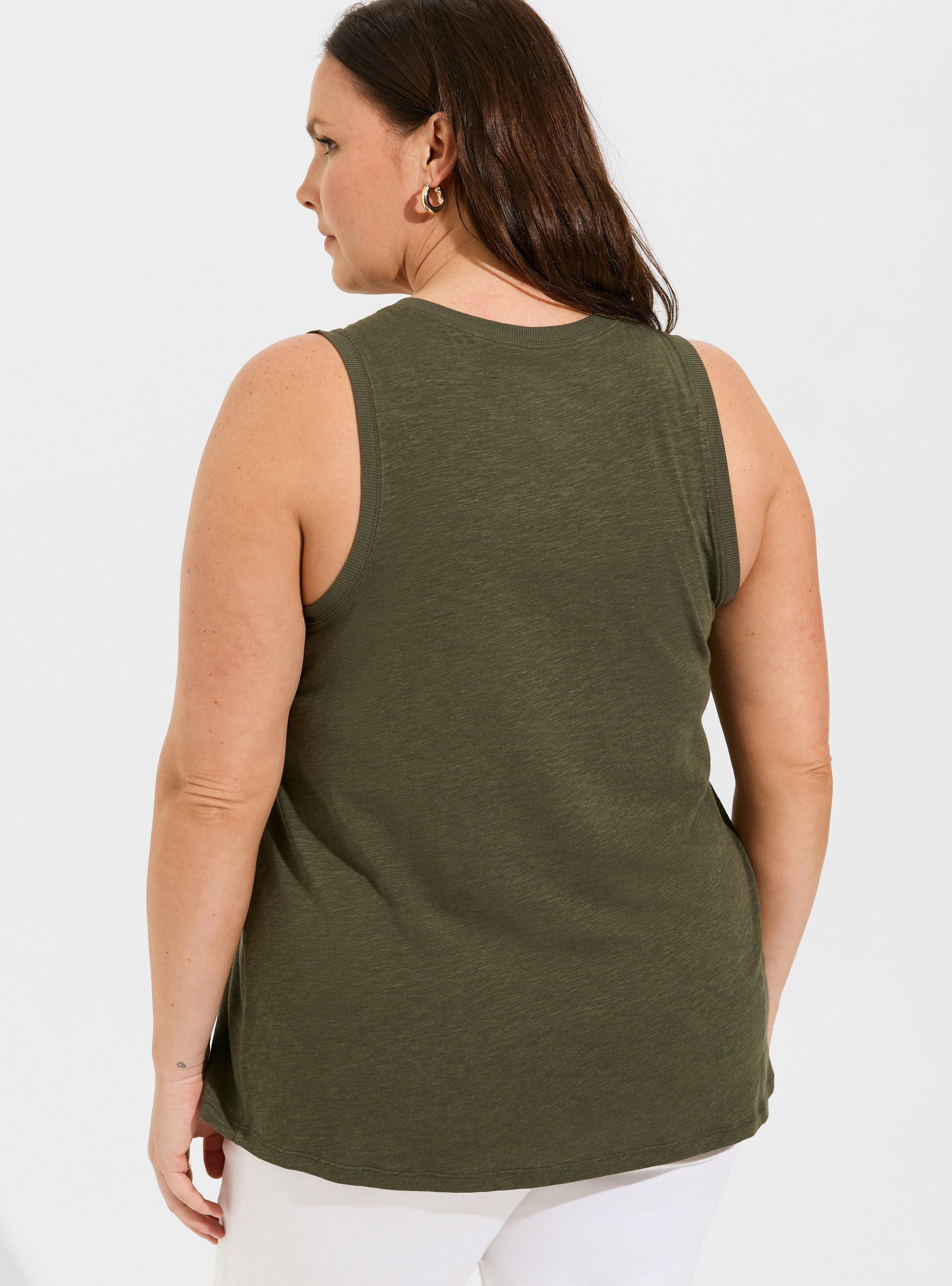 Plus Size - Camp Scene Classic Fit Vintage Slub Tank - Torrid