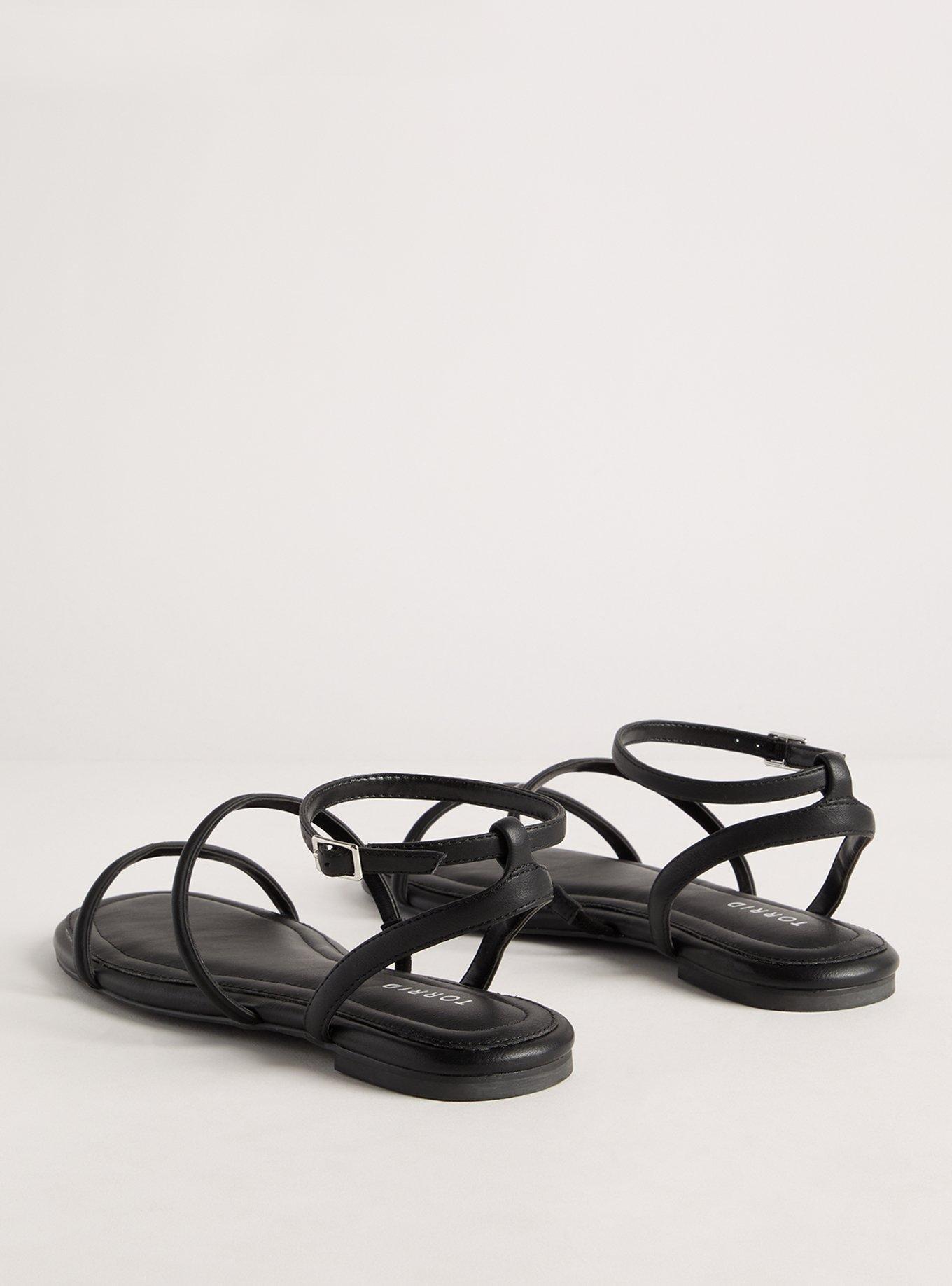 Plus Size - Thin Triple Band Sandal (WW) - Torrid