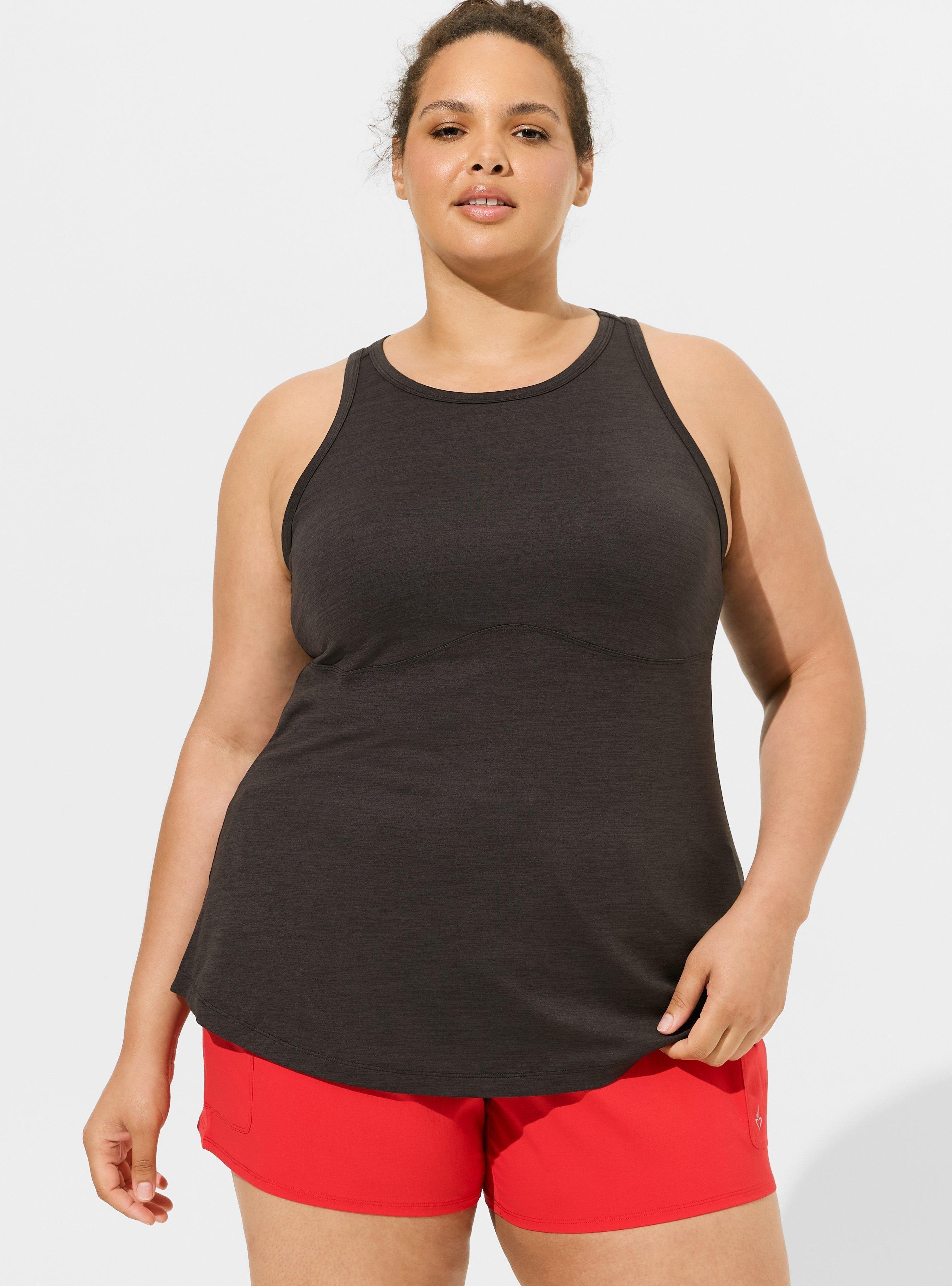 Plus Size - Super Soft Performance Jersey Racerback Active Tank - Torrid