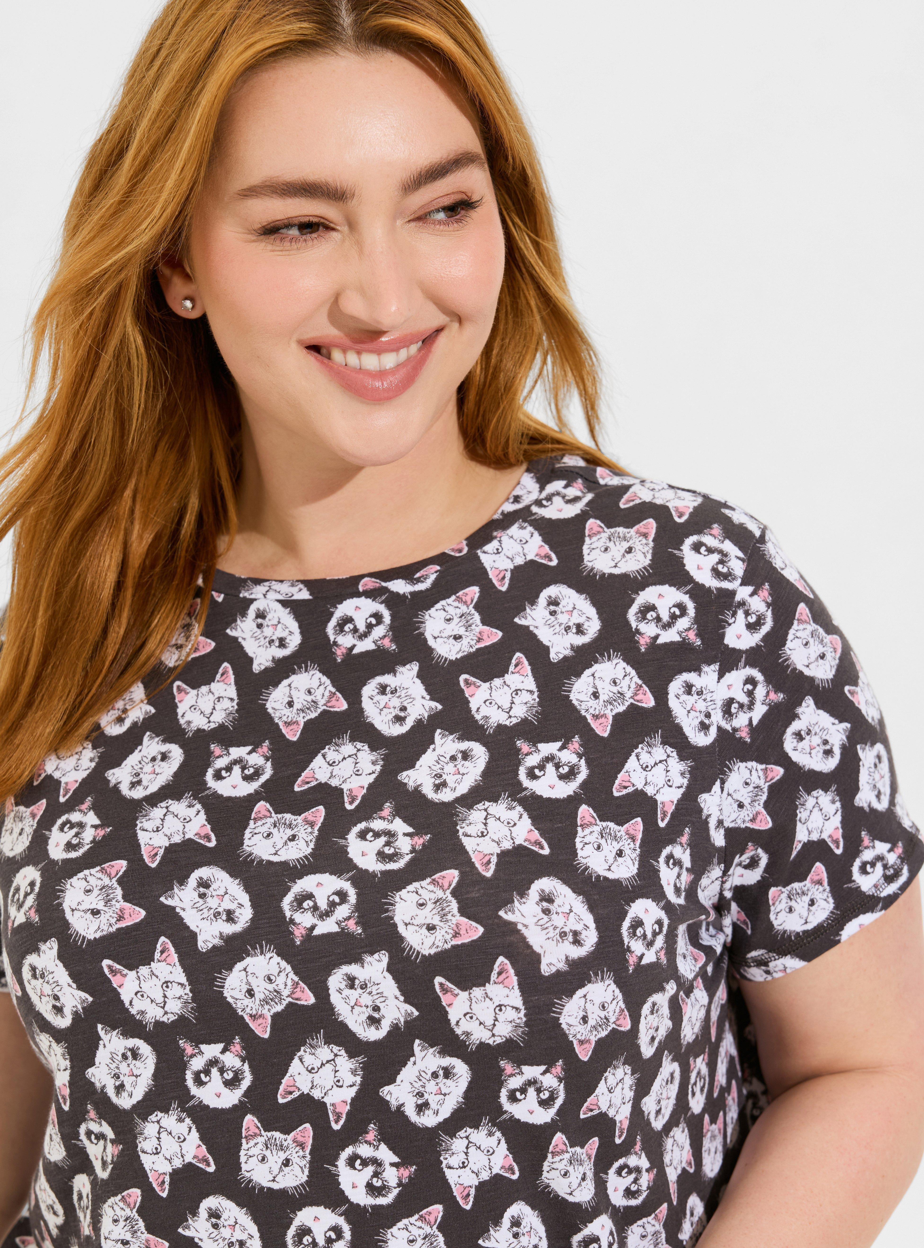 Plus Size - Super Soft Slub Classic Sleep Tee - Torrid