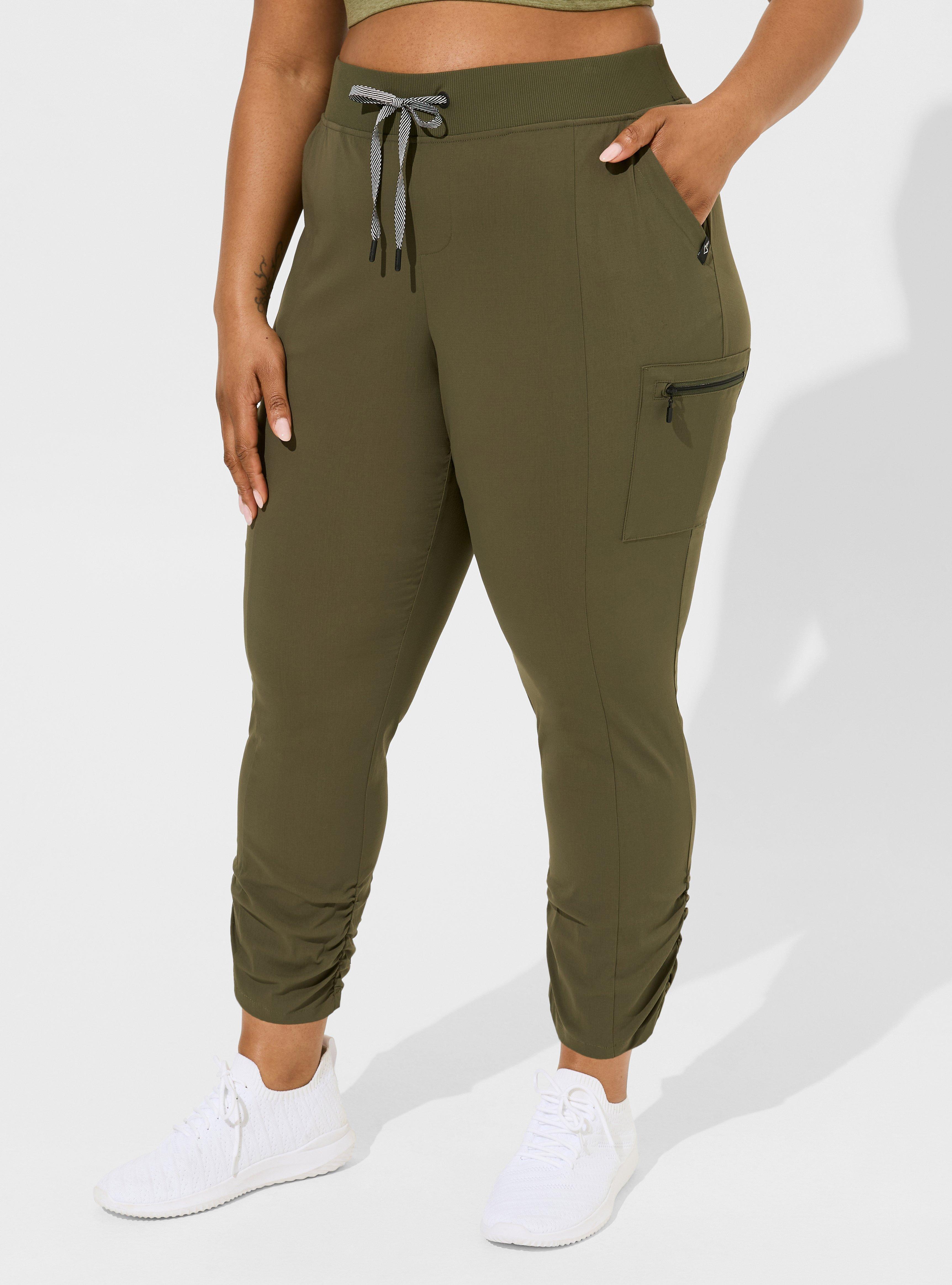 Plus Size - Happy Camper Ripstop Crop Active Cargo Park Hopper Pant ...