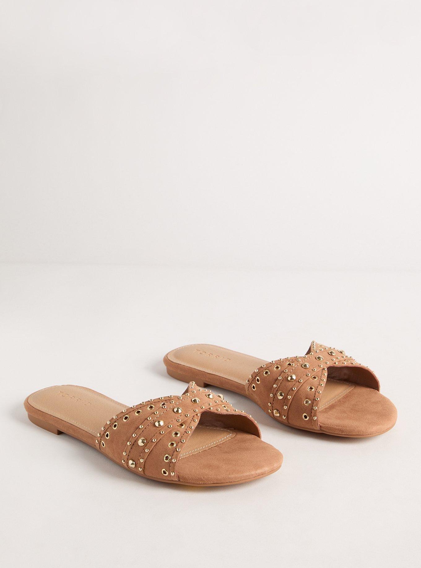 Plus Size - Studded H-Band Slide (WW) - Torrid