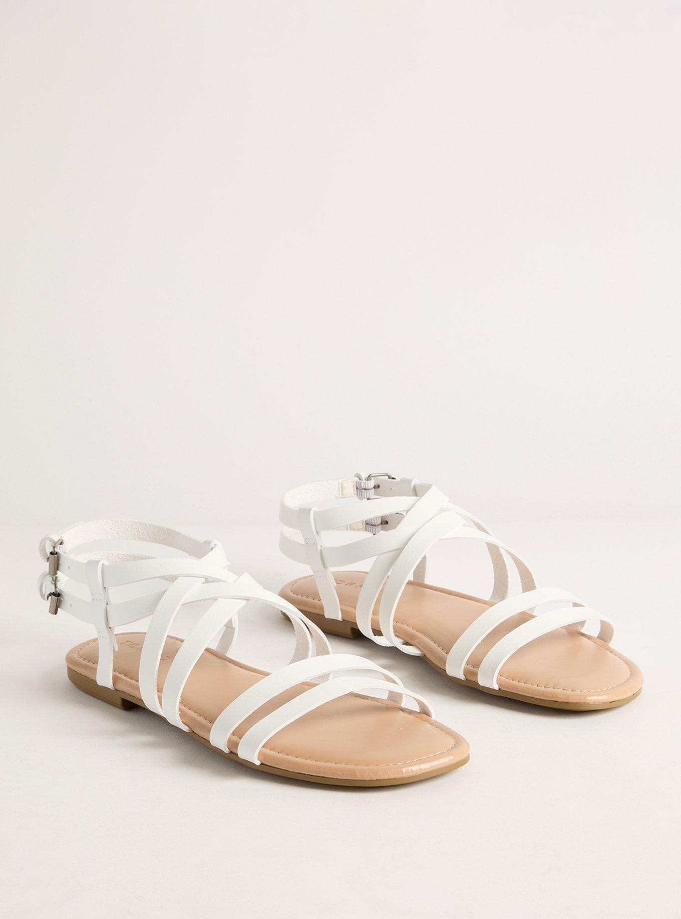 Plus Size - Double Buckle Gladiator Sandal (WW) - Torrid