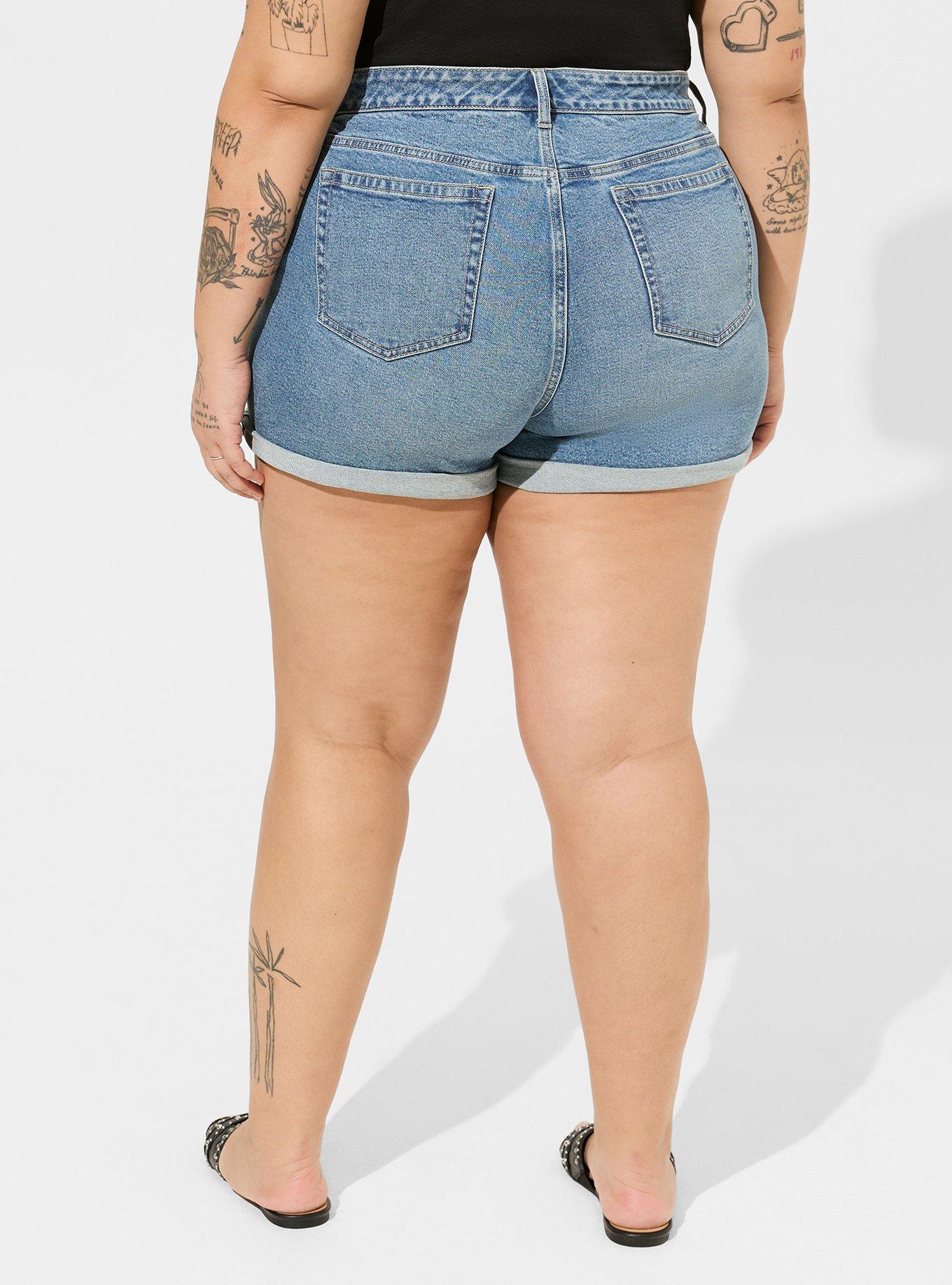 Plus Size - 3.5 Inch Perfect Classic Denim Short - Torrid