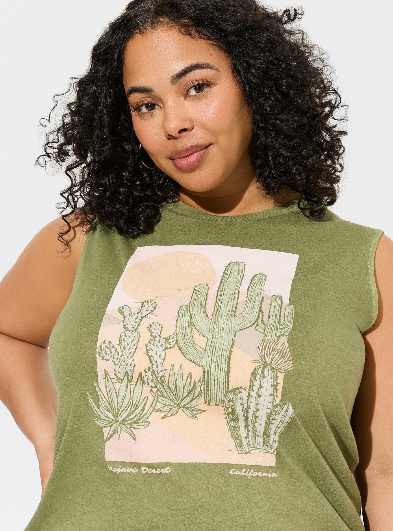 Plus Size - Mojave Desert Relaxed Fit Heritage Jersey Tank - Torrid
