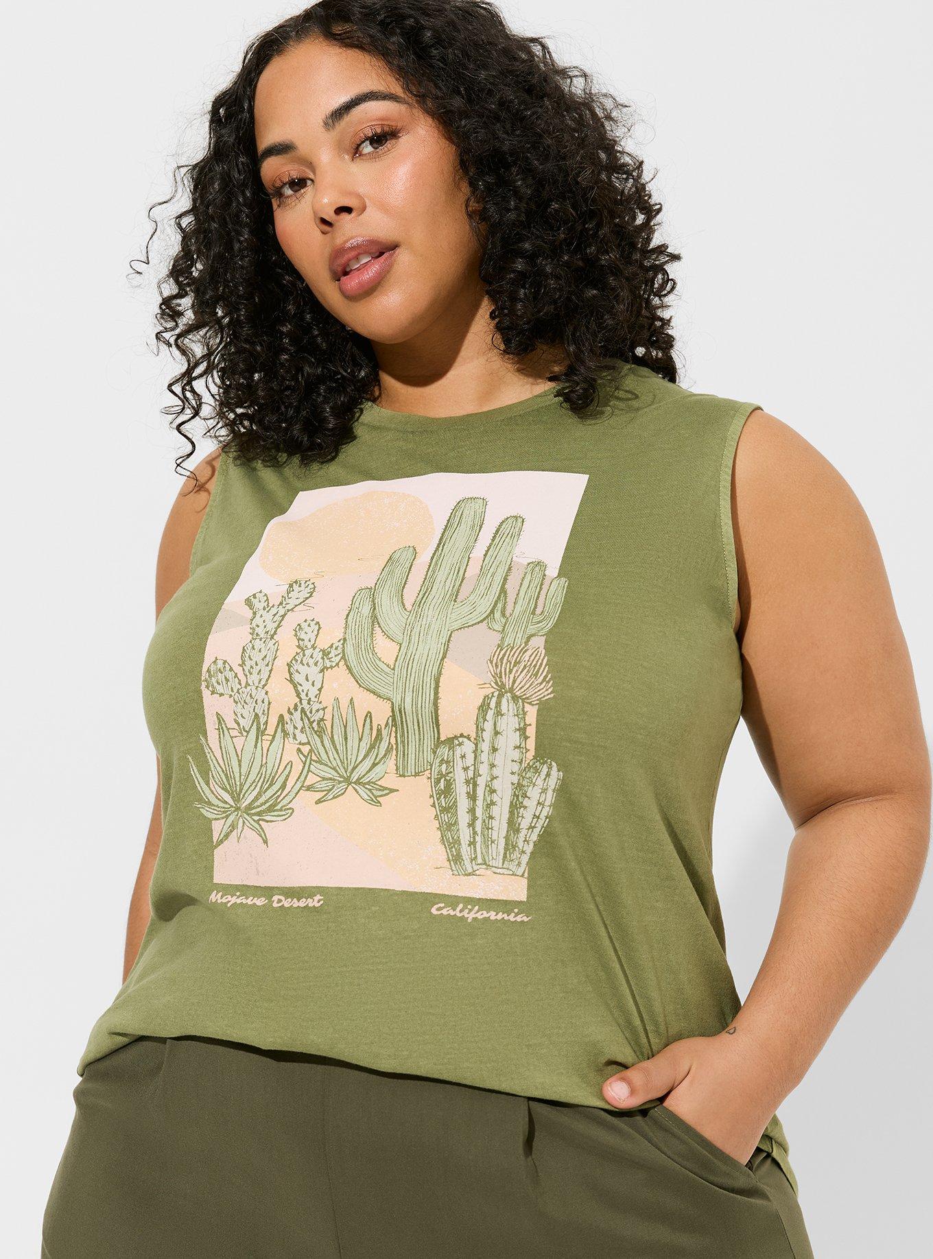 Plus Size - Mojave Desert Relaxed Fit Heritage Jersey Tank - Torrid