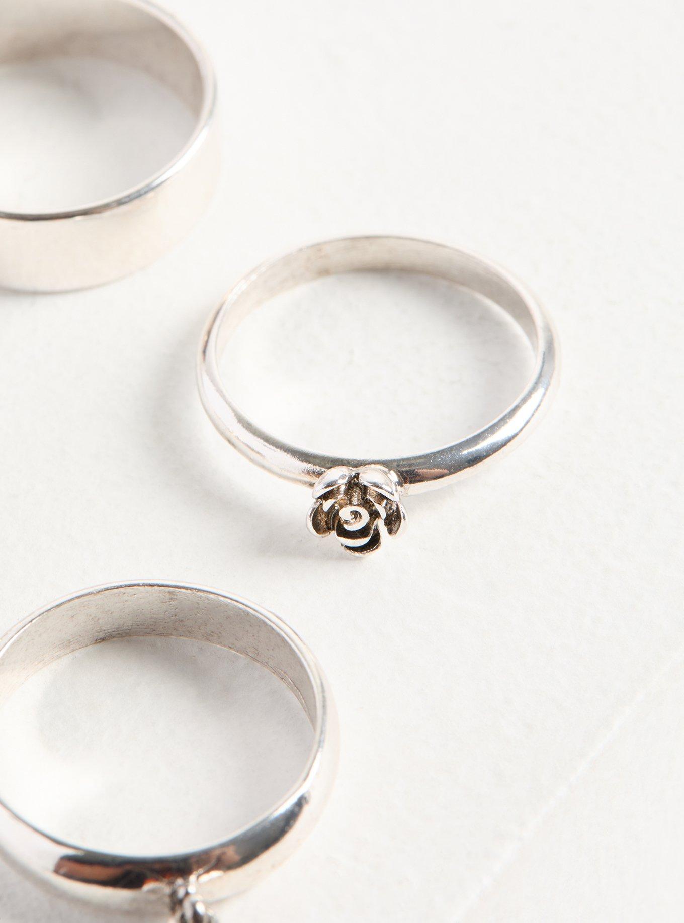 Plus Size - Rosette Ring Set - Torrid