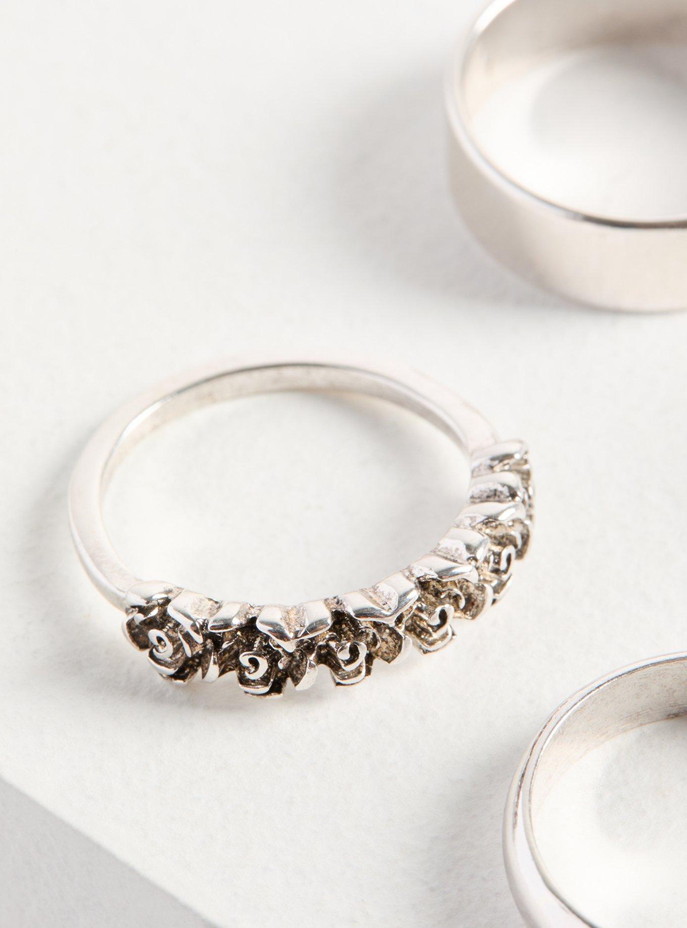 Plus Size - Rosette Ring Set - Torrid