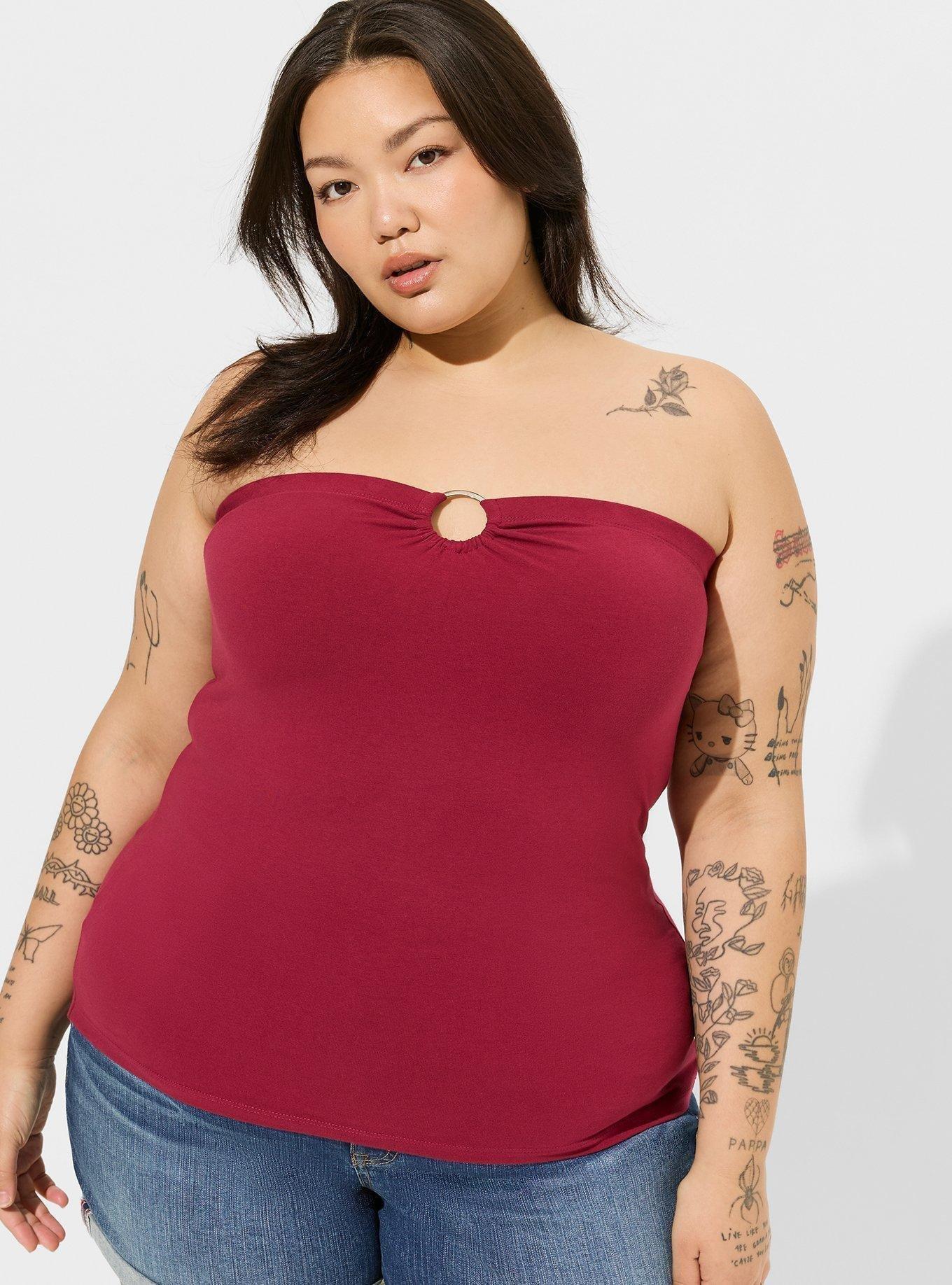 Plus Size - Foxy O-Ring Tube Top - Torrid