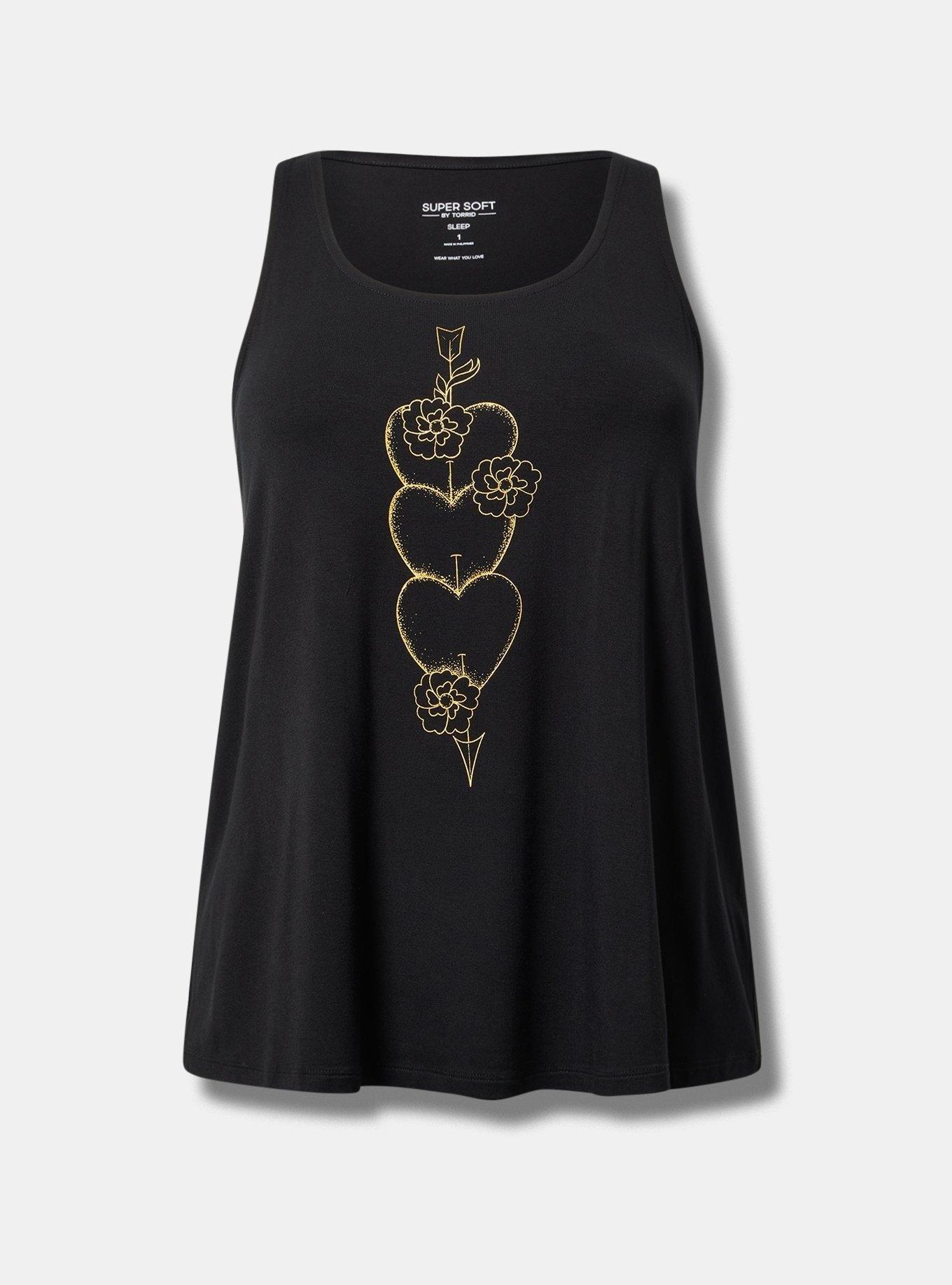 Plus Size - Super Soft Jersey Racerback Sleep Tank - Torrid