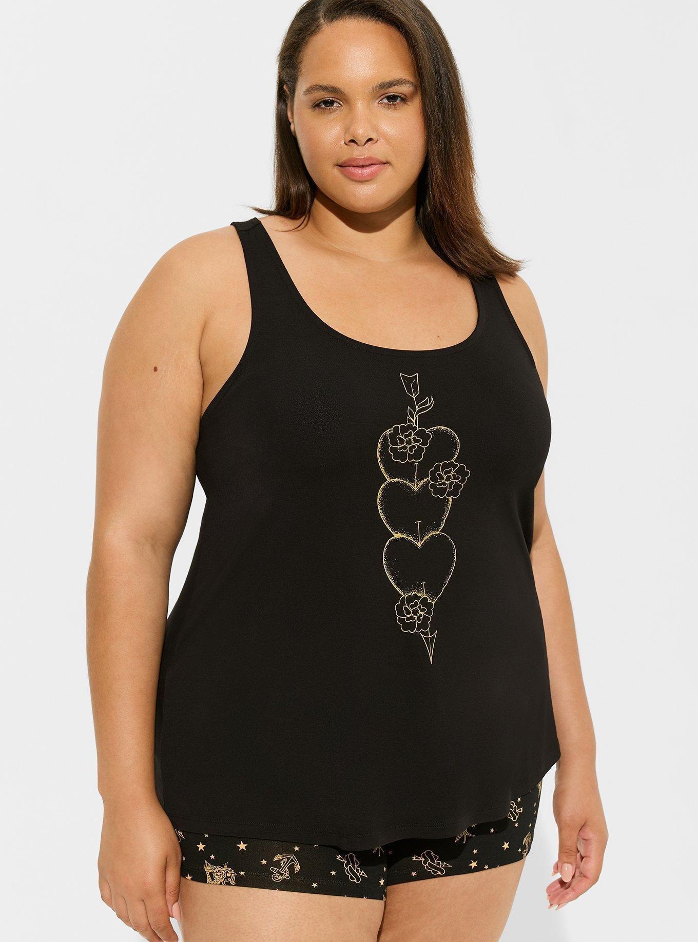 Plus Size - Super Soft Jersey Racerback Sleep Tank - Torrid