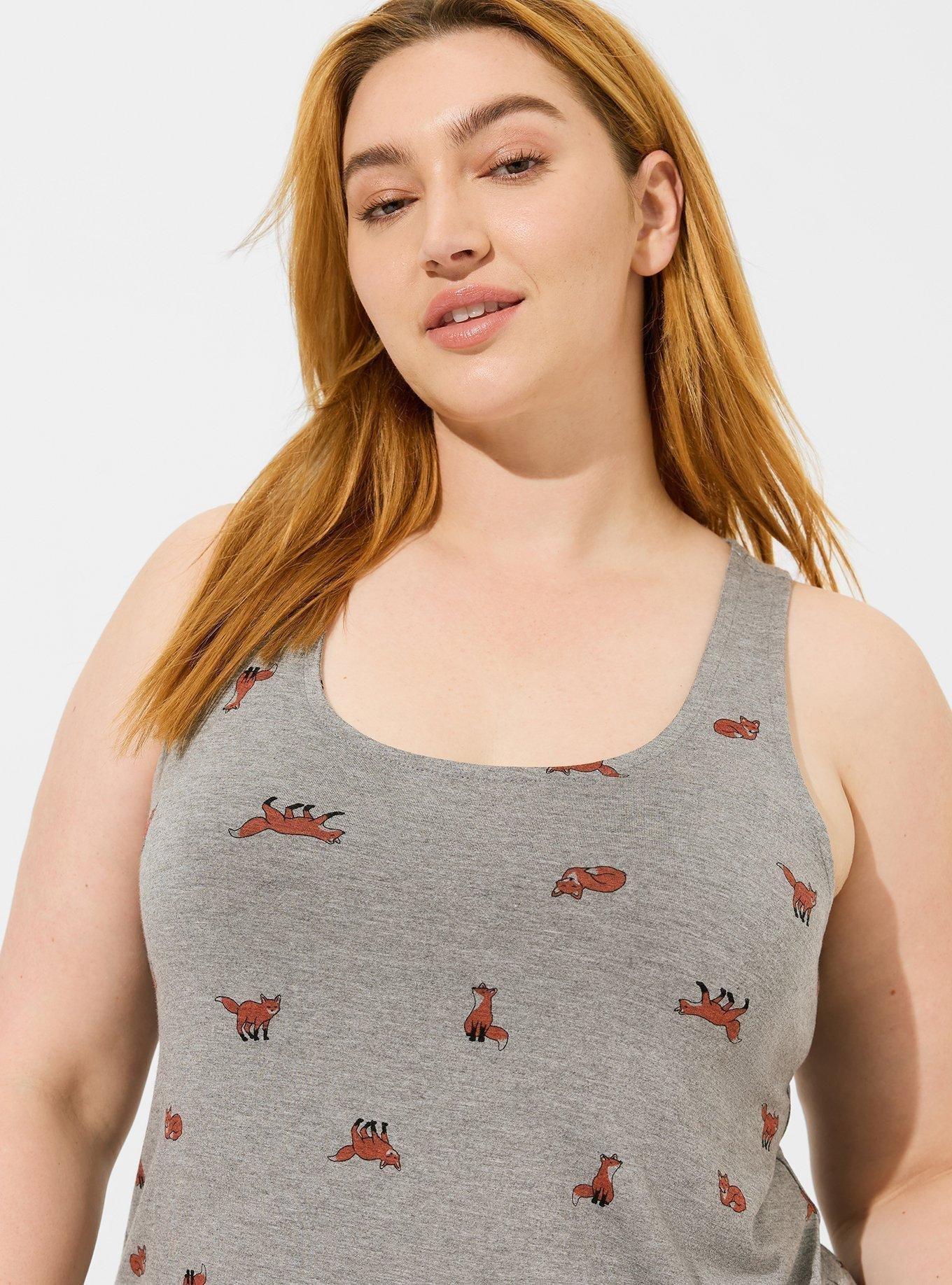 Plus Size - Super Soft Jersey Racerback Sleep Tank - Torrid