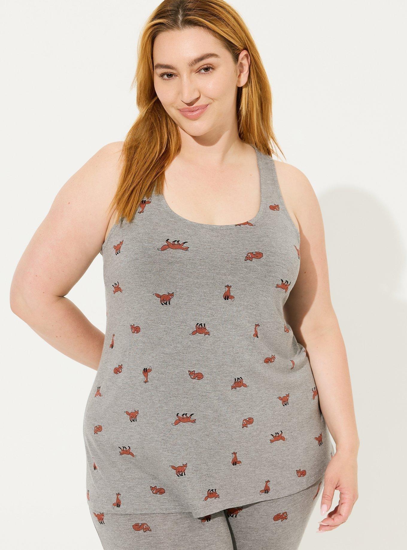 Plus Size - Super Soft Jersey Racerback Sleep Tank - Torrid