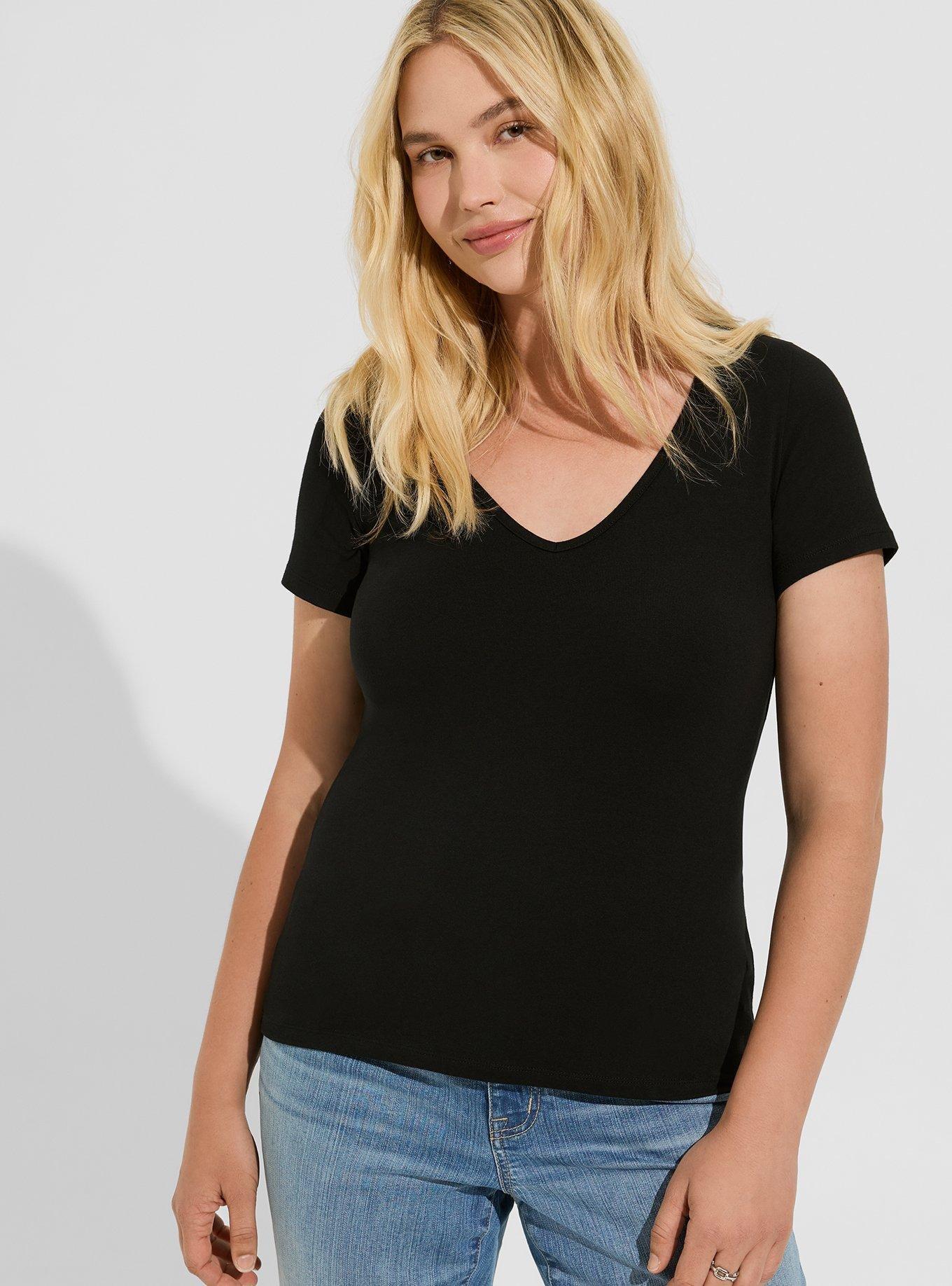 Plus Size - Foxy V-Neck Fringe Top - Torrid