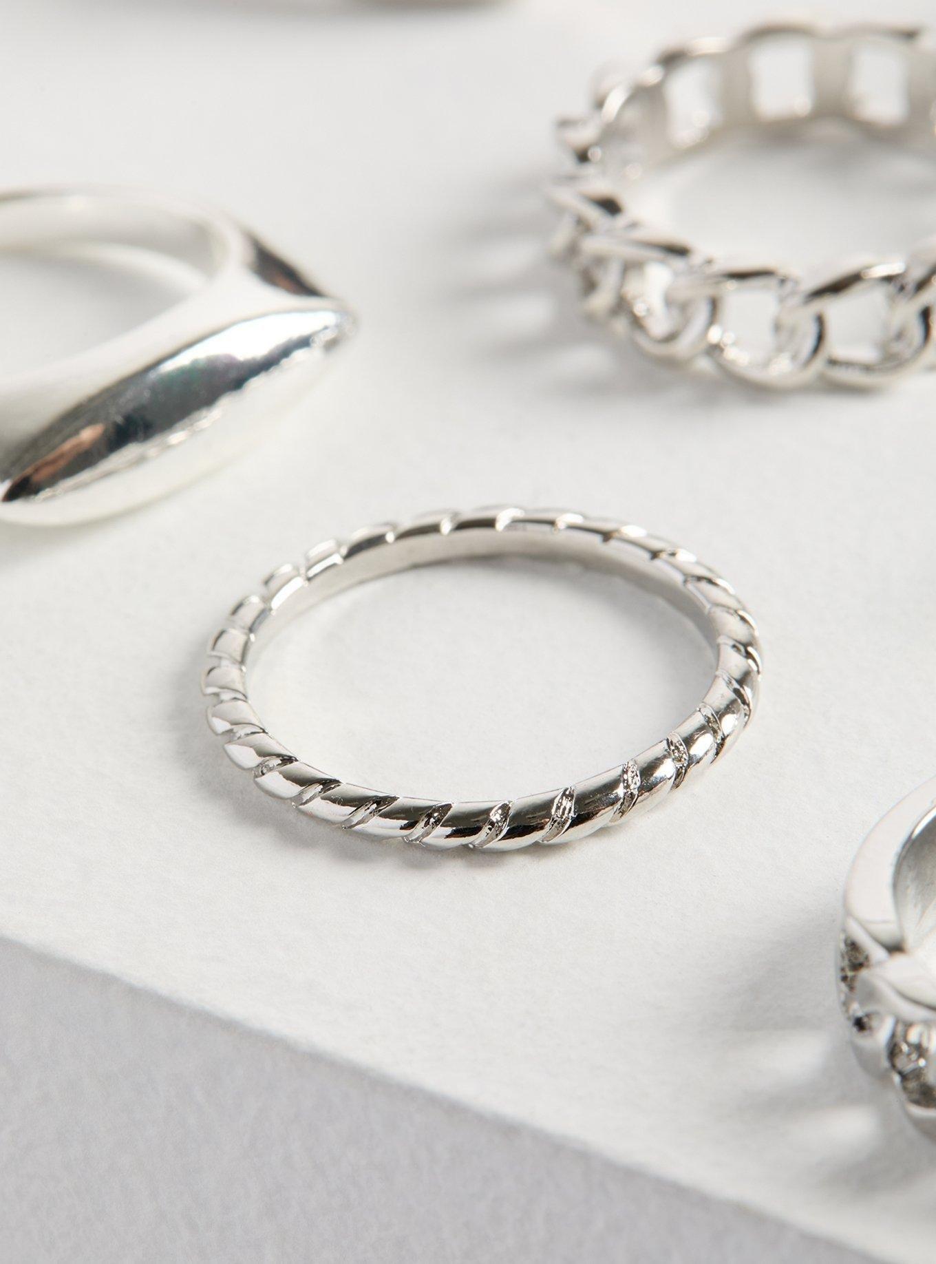 Plus Size - Heart Signet Ring Set - Torrid