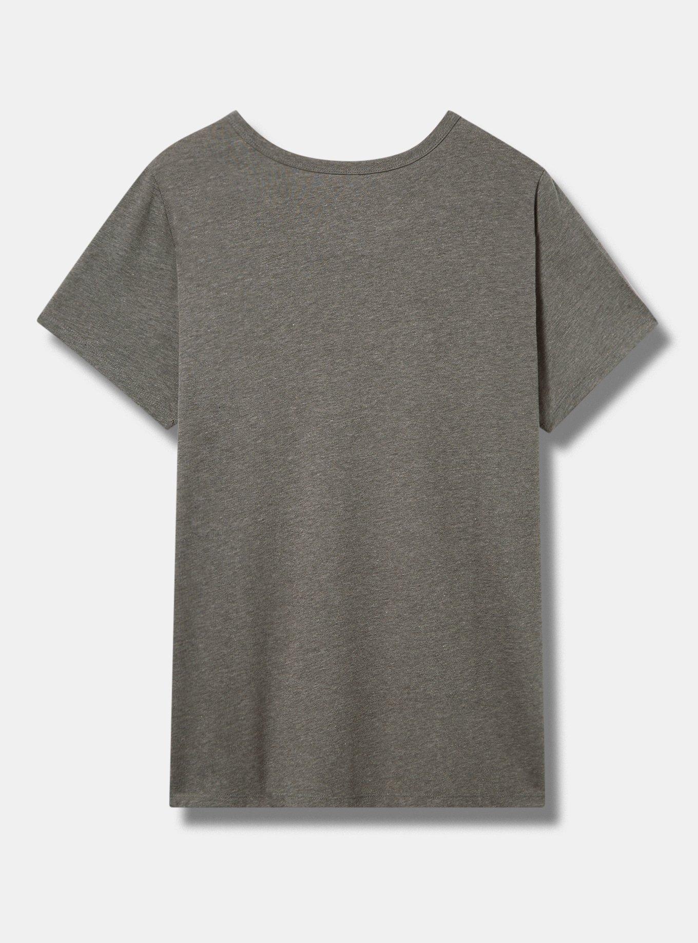 Plus Size - Mom Era Classic Fit Signature Jersey Crew Tee - Torrid