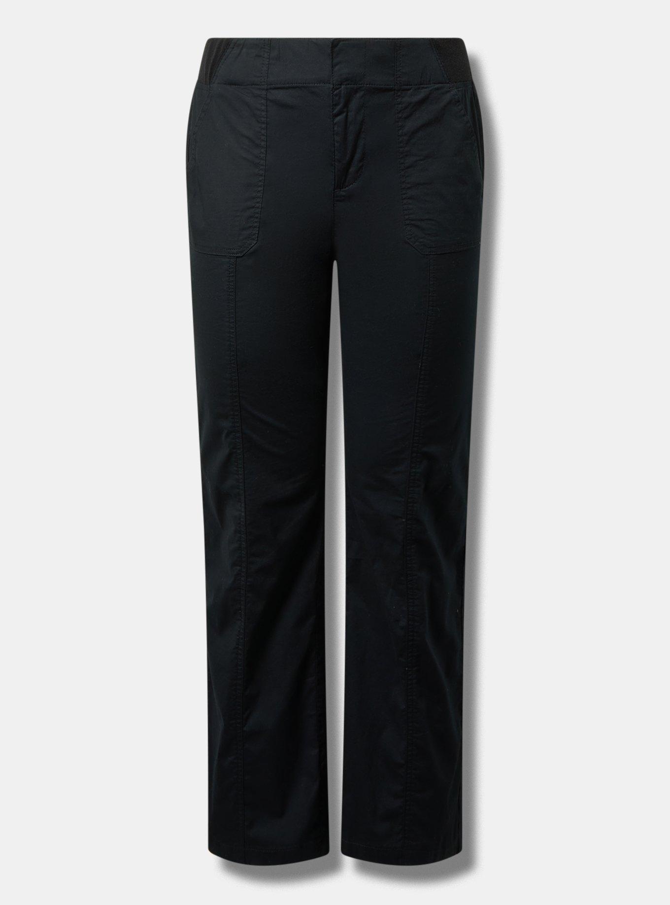 Plus Size - Relaxed Utility Poplin Mid-Rise Boot Pant - Torrid