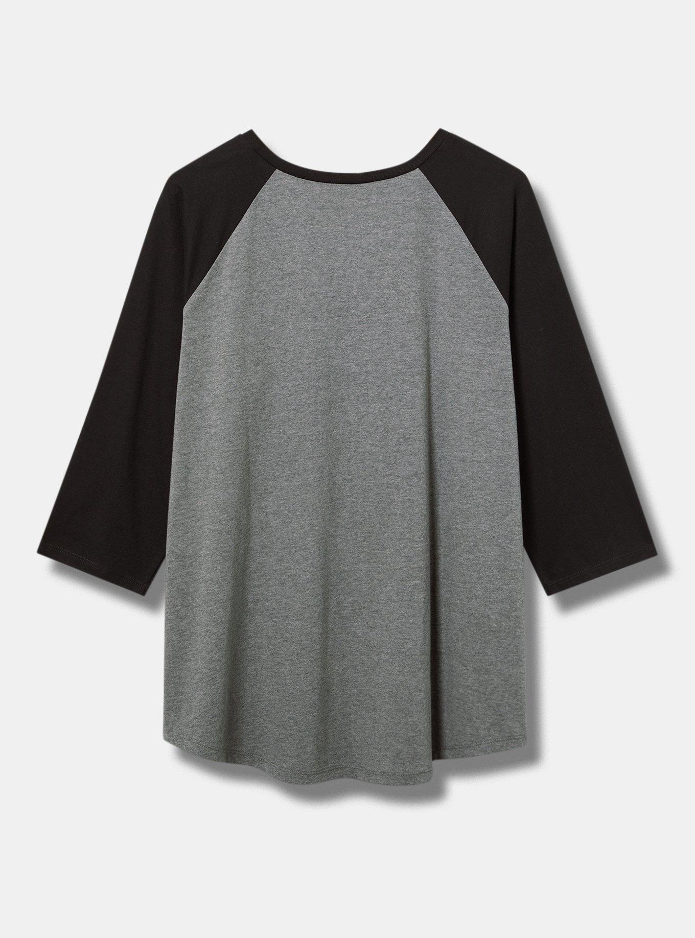 Plus Size - Steven Rhodes Salem Classic Fit Cotton Raglan Tee - Torrid