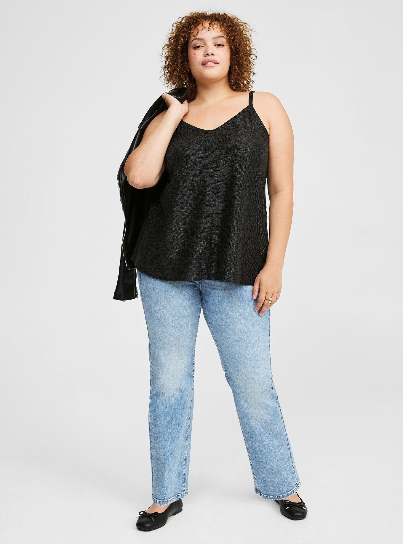 Plus Size - Shine Deep V Tank - Torrid