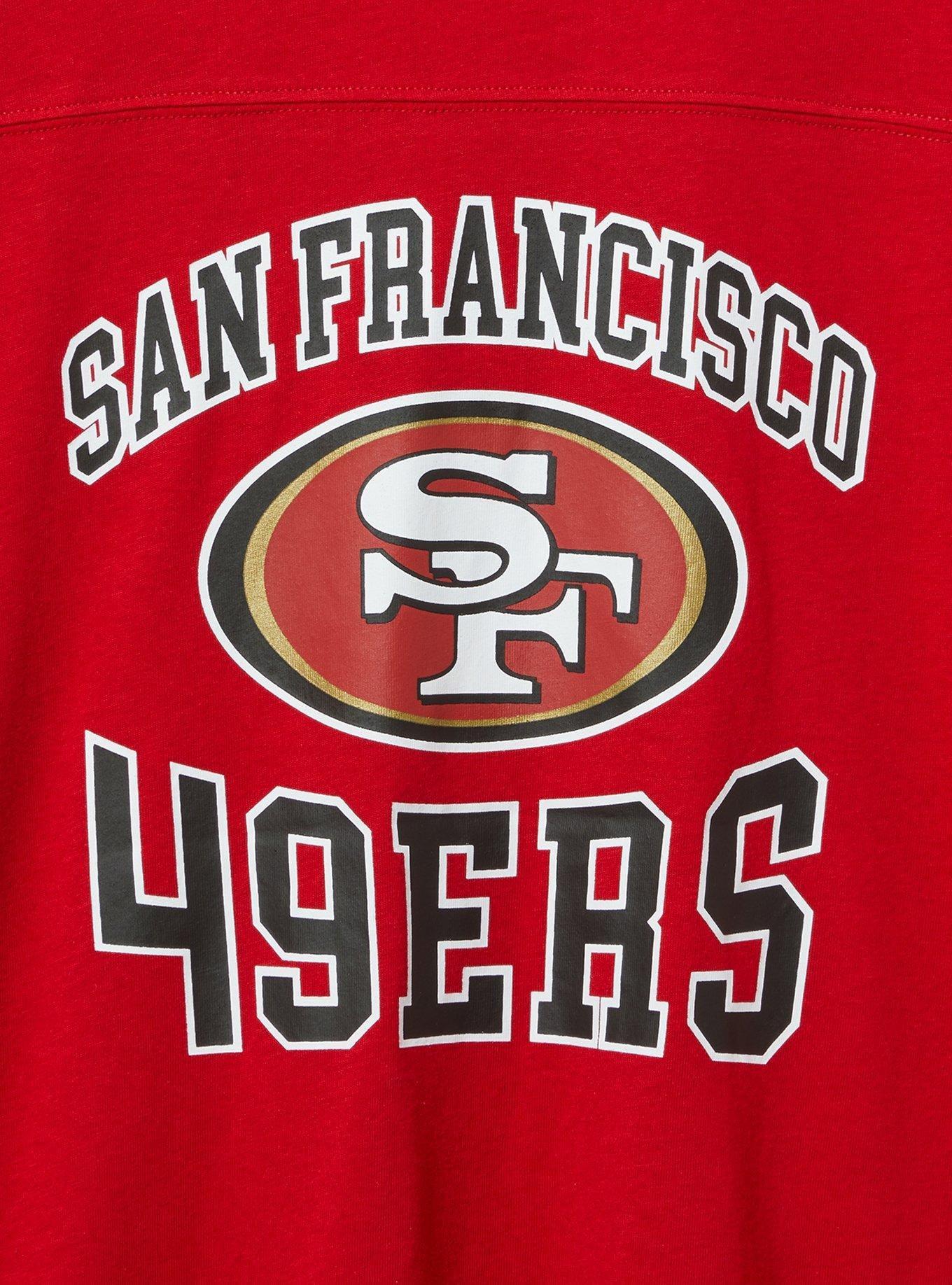 Plus Size - NFL San Francisco 49ers Classic Fit Cotton Yoke Tee - Torrid