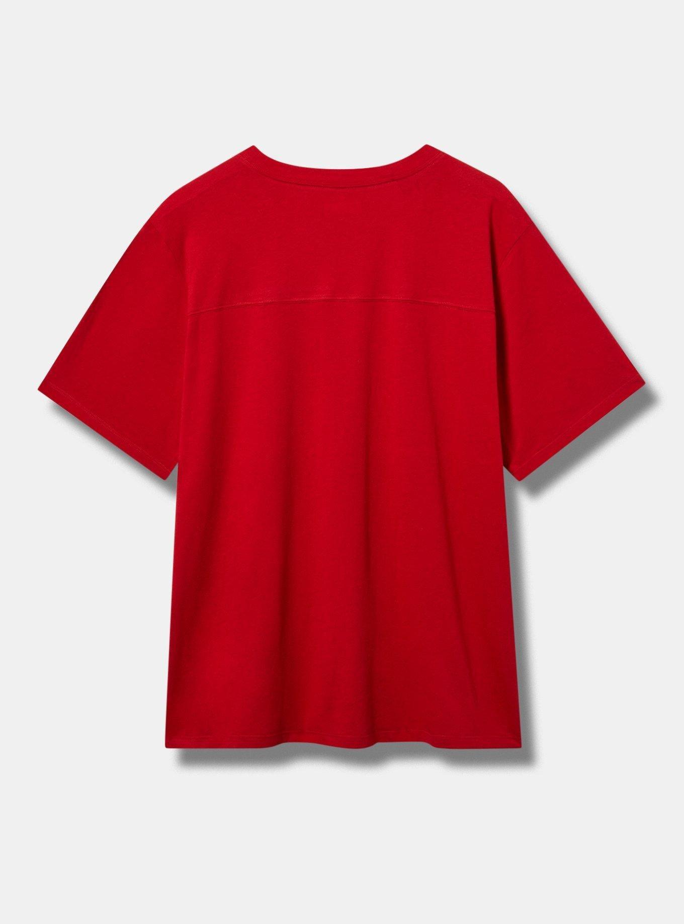 Plus Size - NFL San Francisco 49ers Classic Fit Cotton Yoke Tee - Torrid