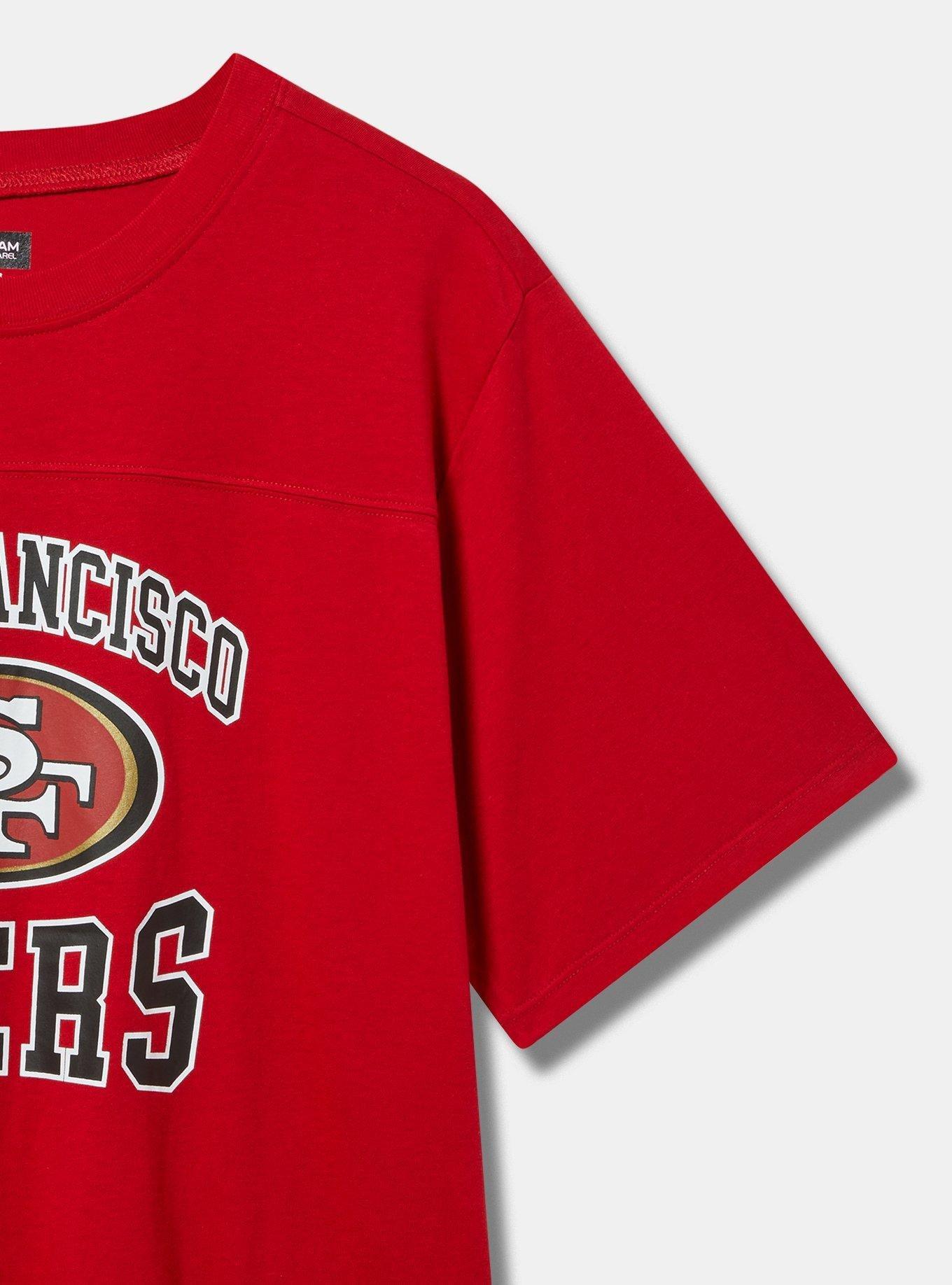 Plus Size - NFL San Francisco 49ers Classic Fit Cotton Yoke Tee - Torrid