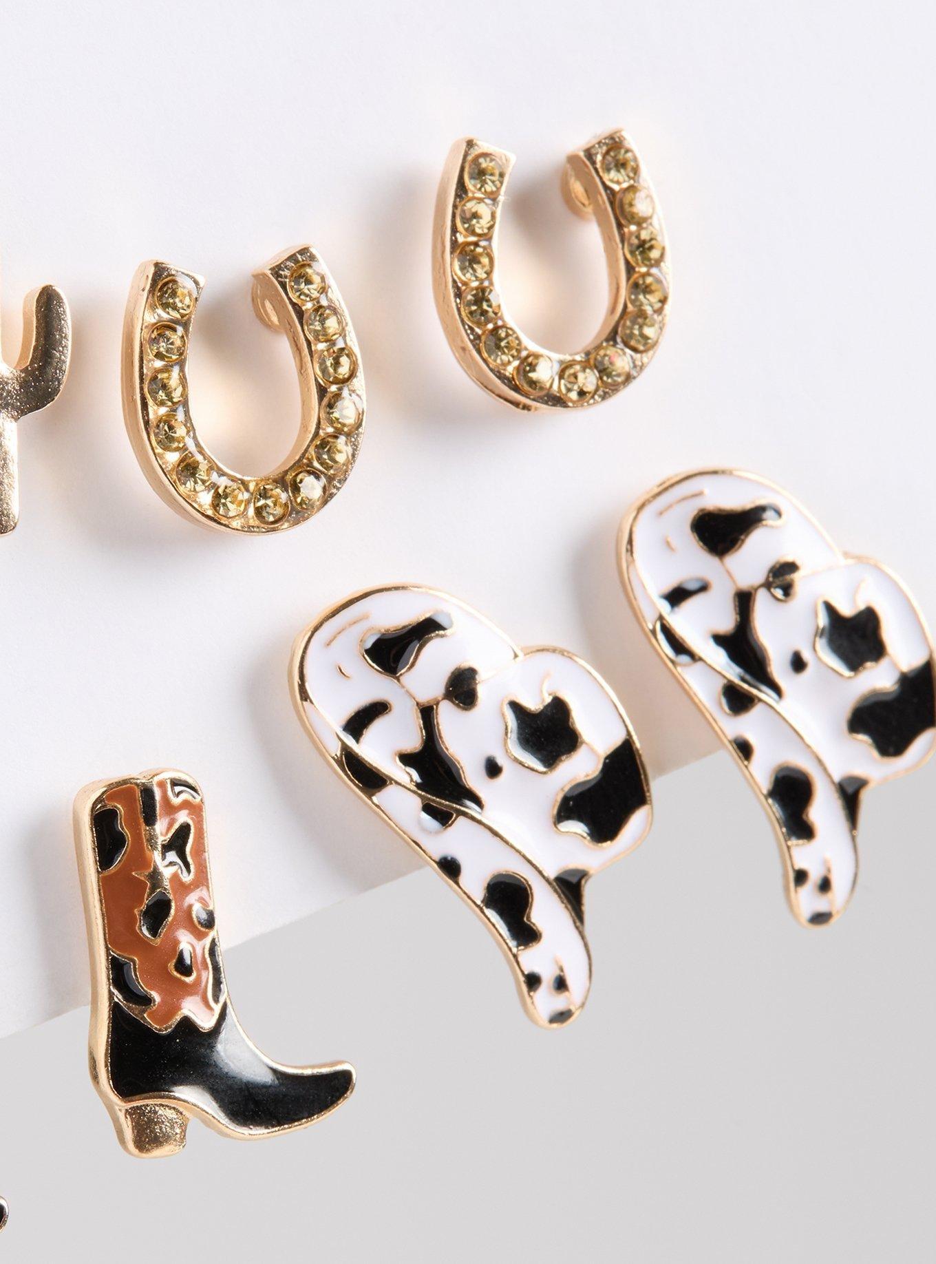 Plus Size - Western Earrings Multi Pack - Torrid