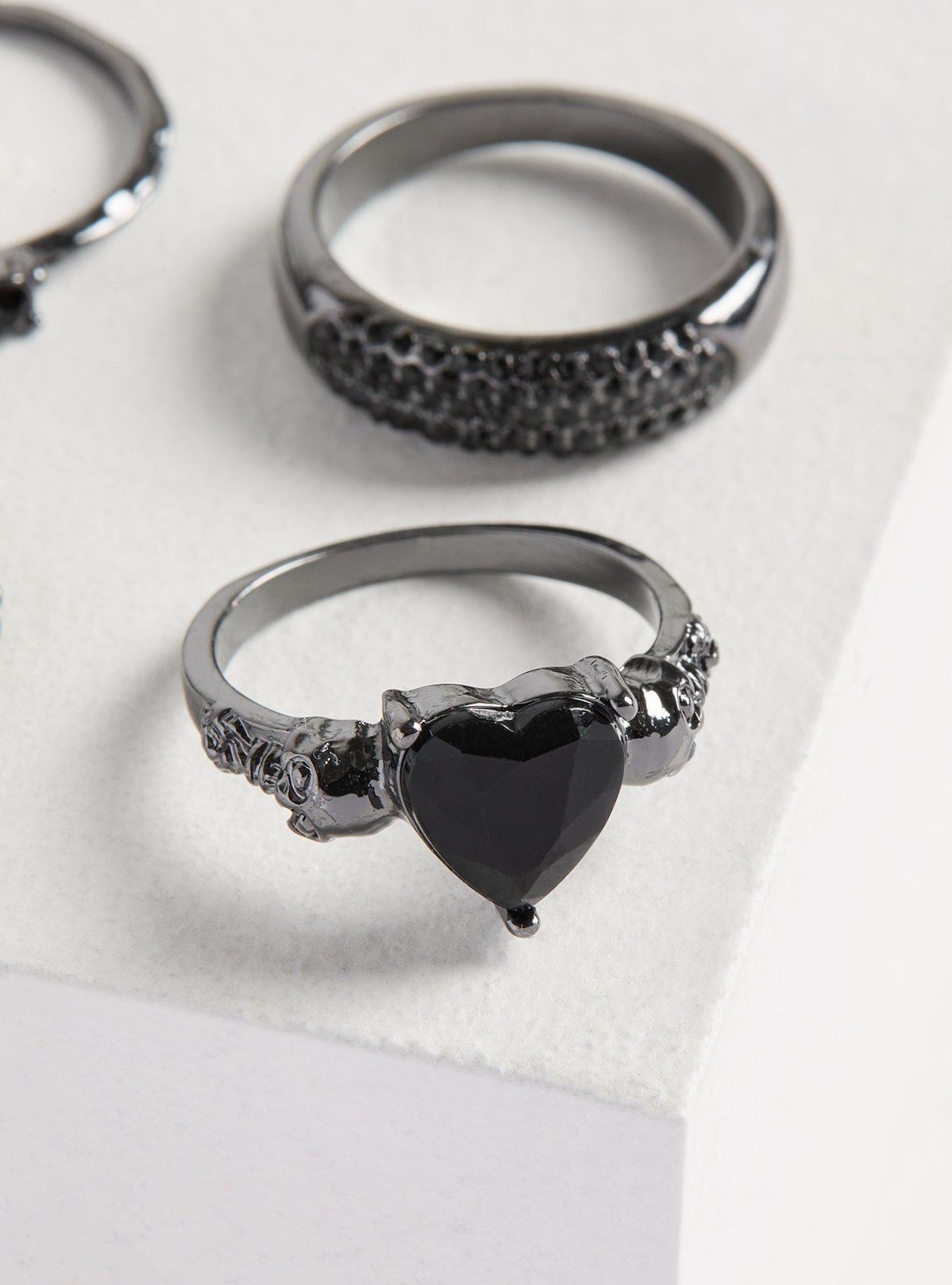 Plus Size - Skull Rosette Ring Set - Torrid