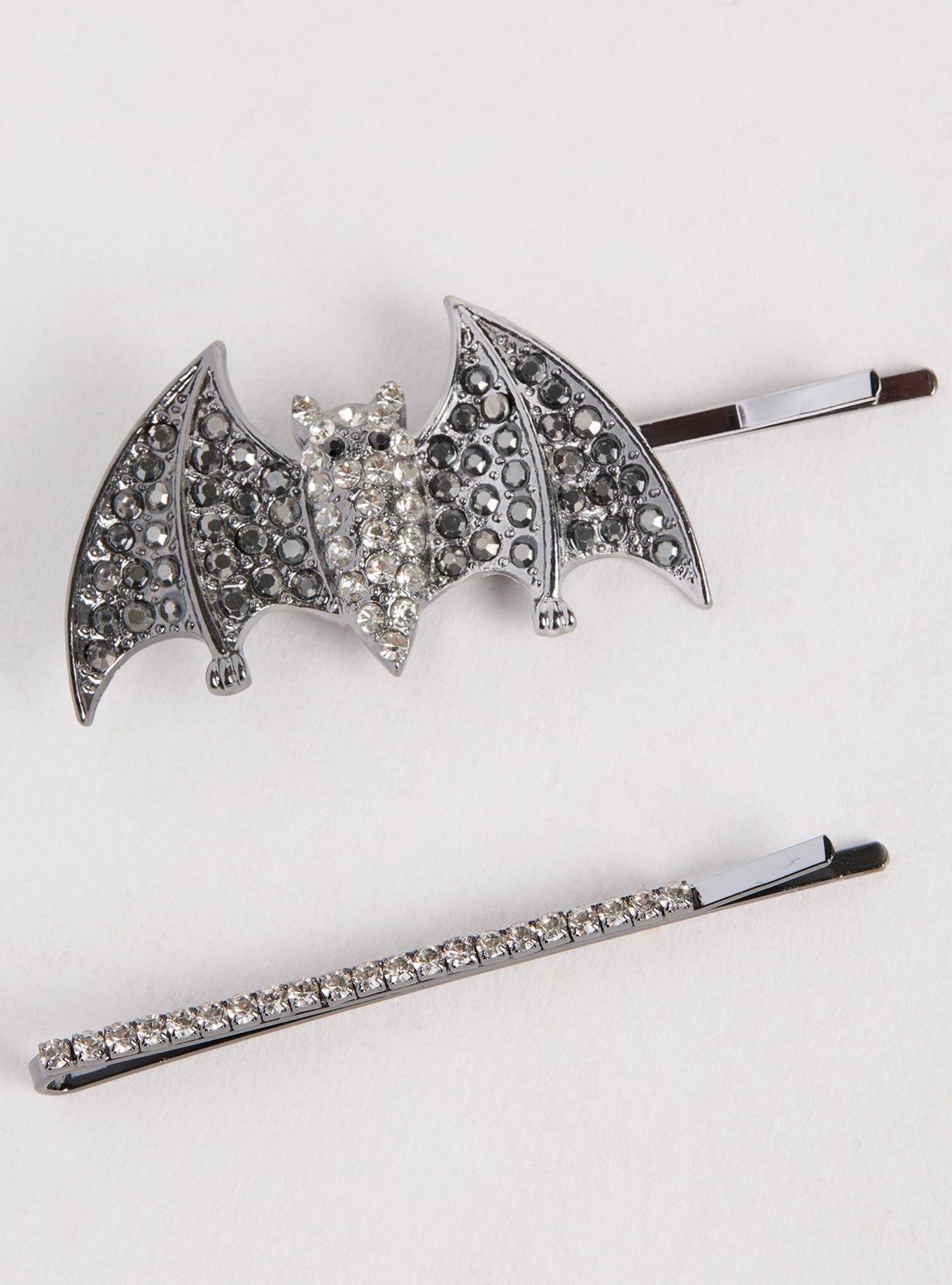 Plus Size - Rhinestone Bat Hair Pins - Torrid
