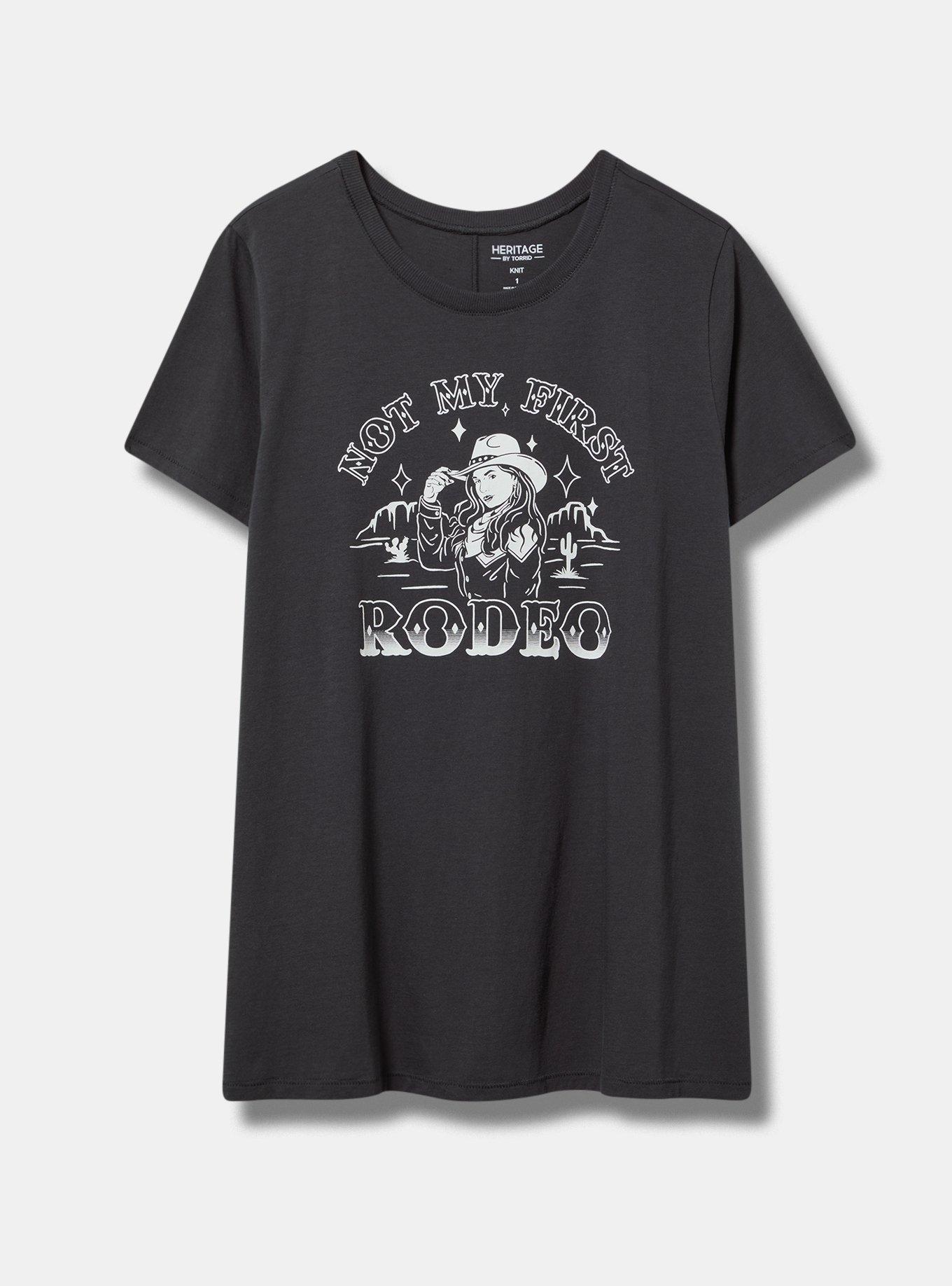 Plus Size - Rodeo Classic Heritage Jersey Crew Tee - Torrid